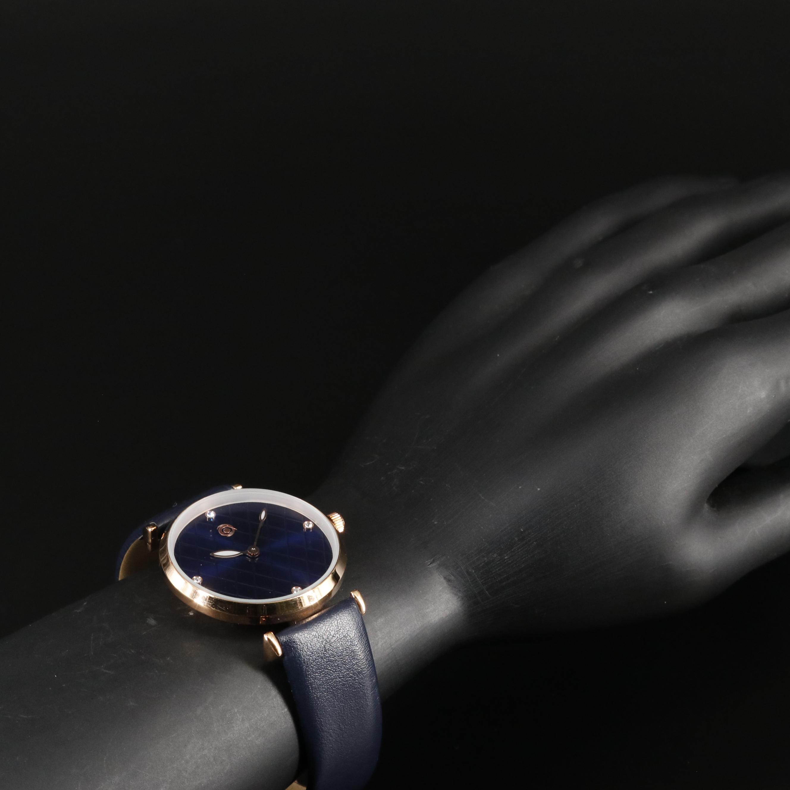 Magnicor Watch with Blue Argyle Dial and Strap | EBTH