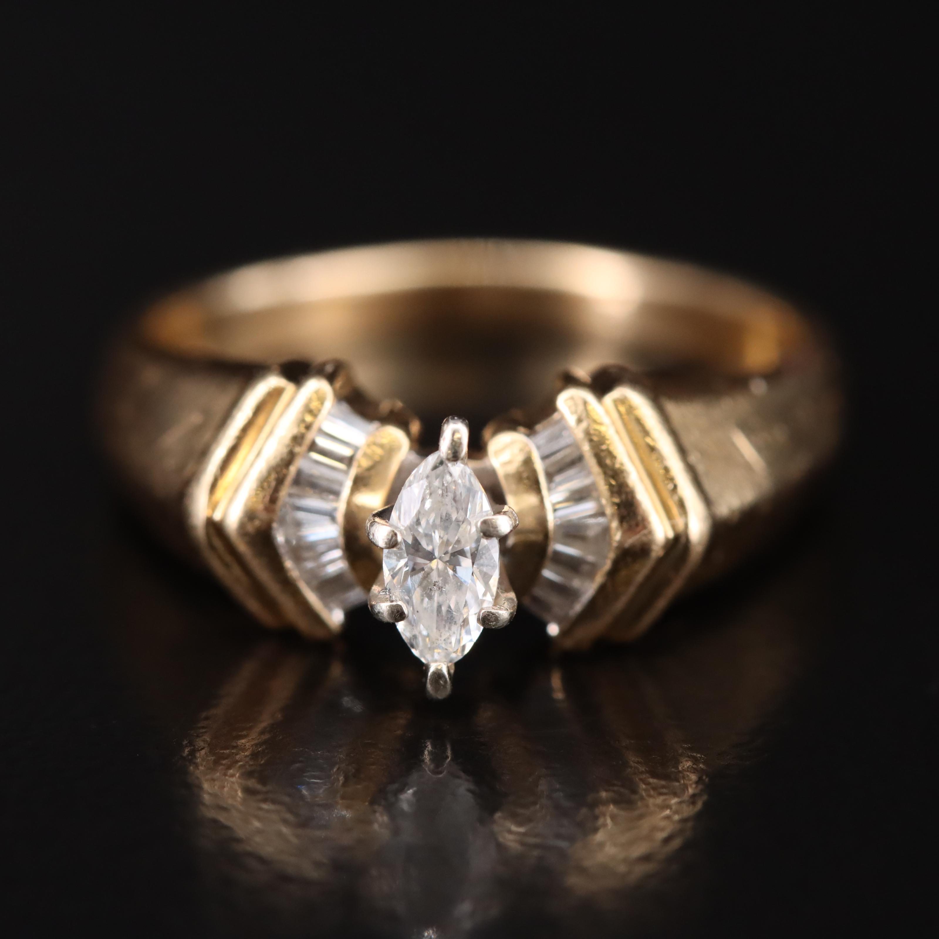 14K 0.35 CTW Diamond Ring | EBTH