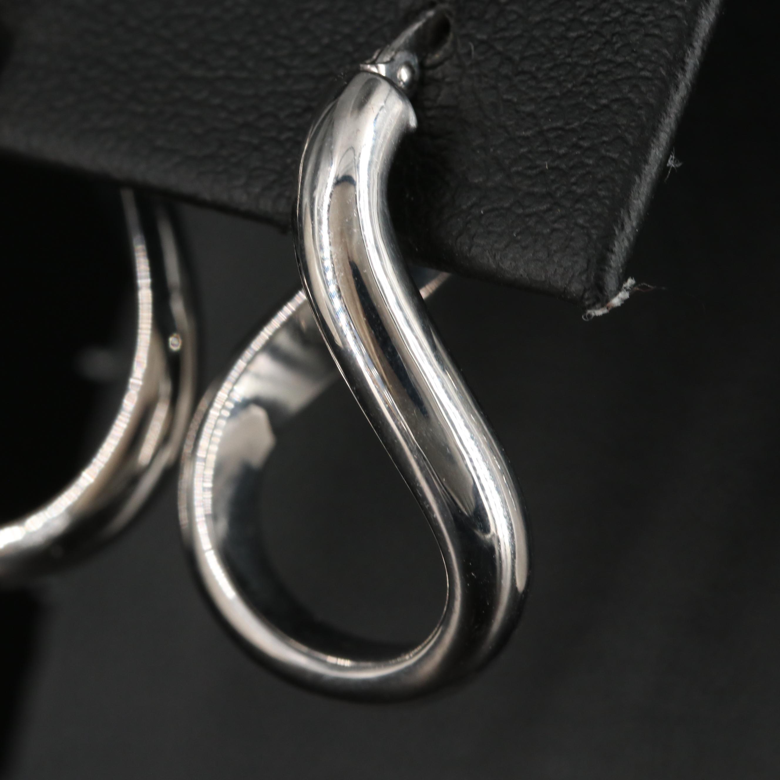 14K Contour Hoop Earrings | EBTH