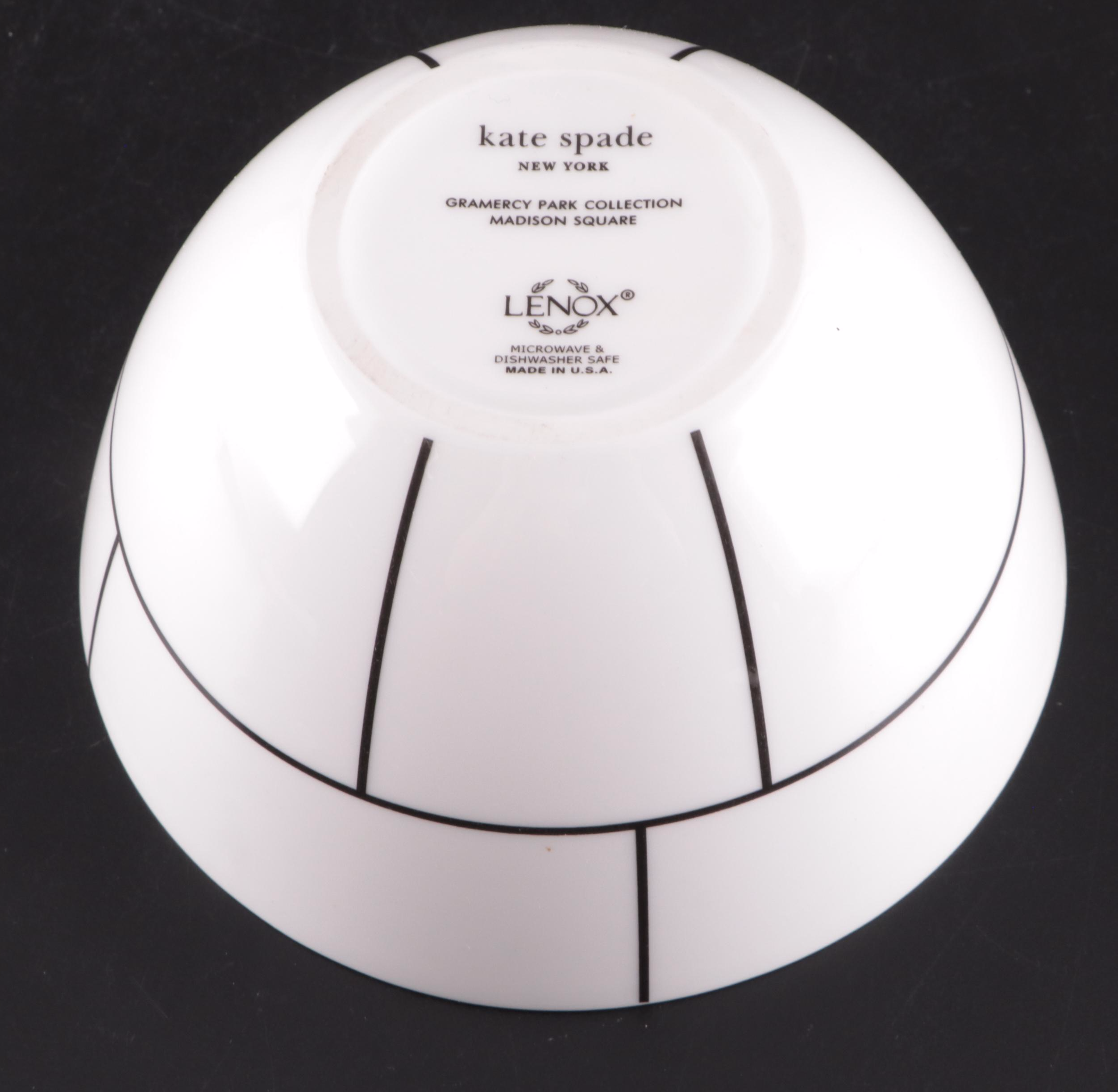 Kate Spade for Lenox "Madison Square" Bone China Soup Bowls, 2004–2007 ...