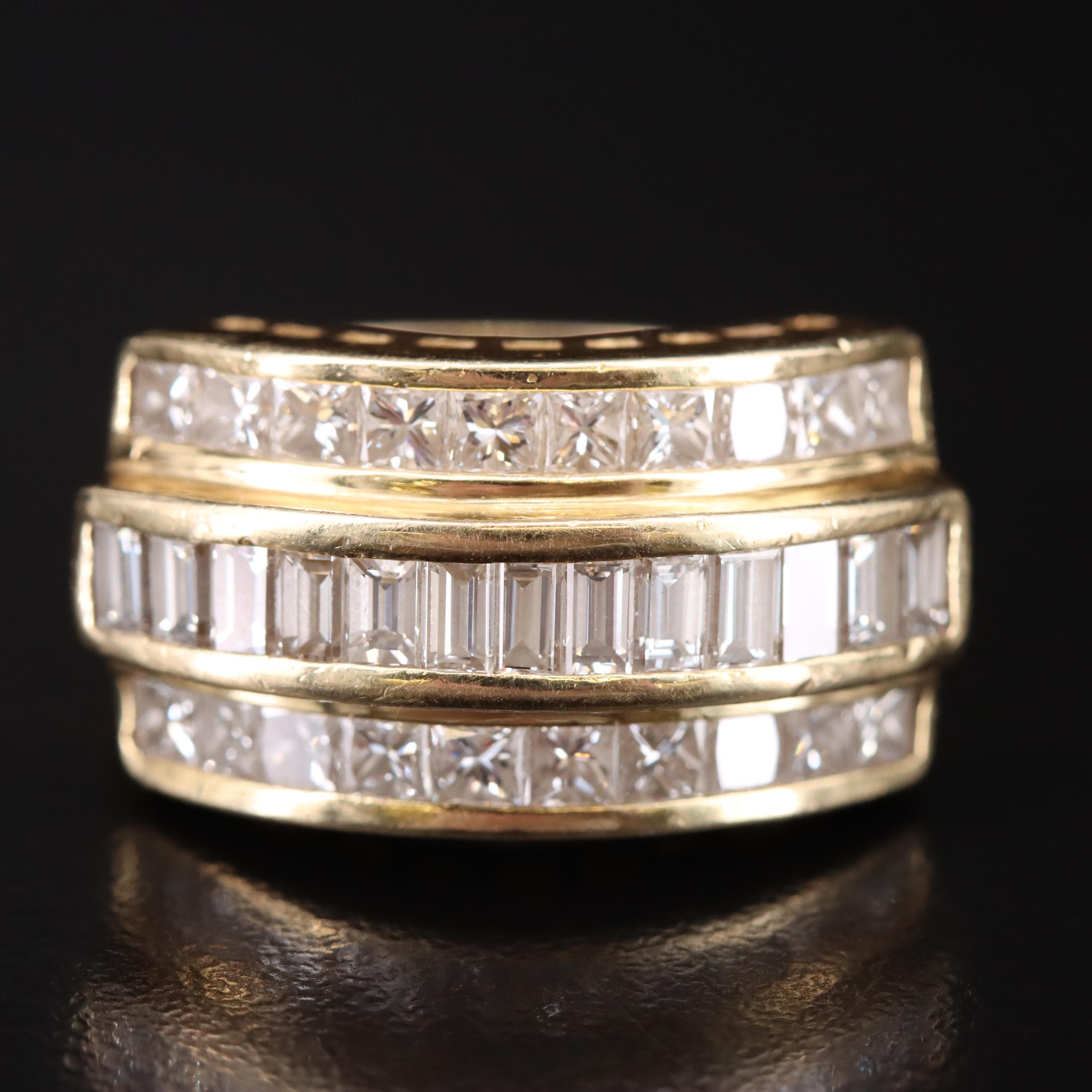 14K Channel Set 2.90 CTW Diamond Ring | EBTH