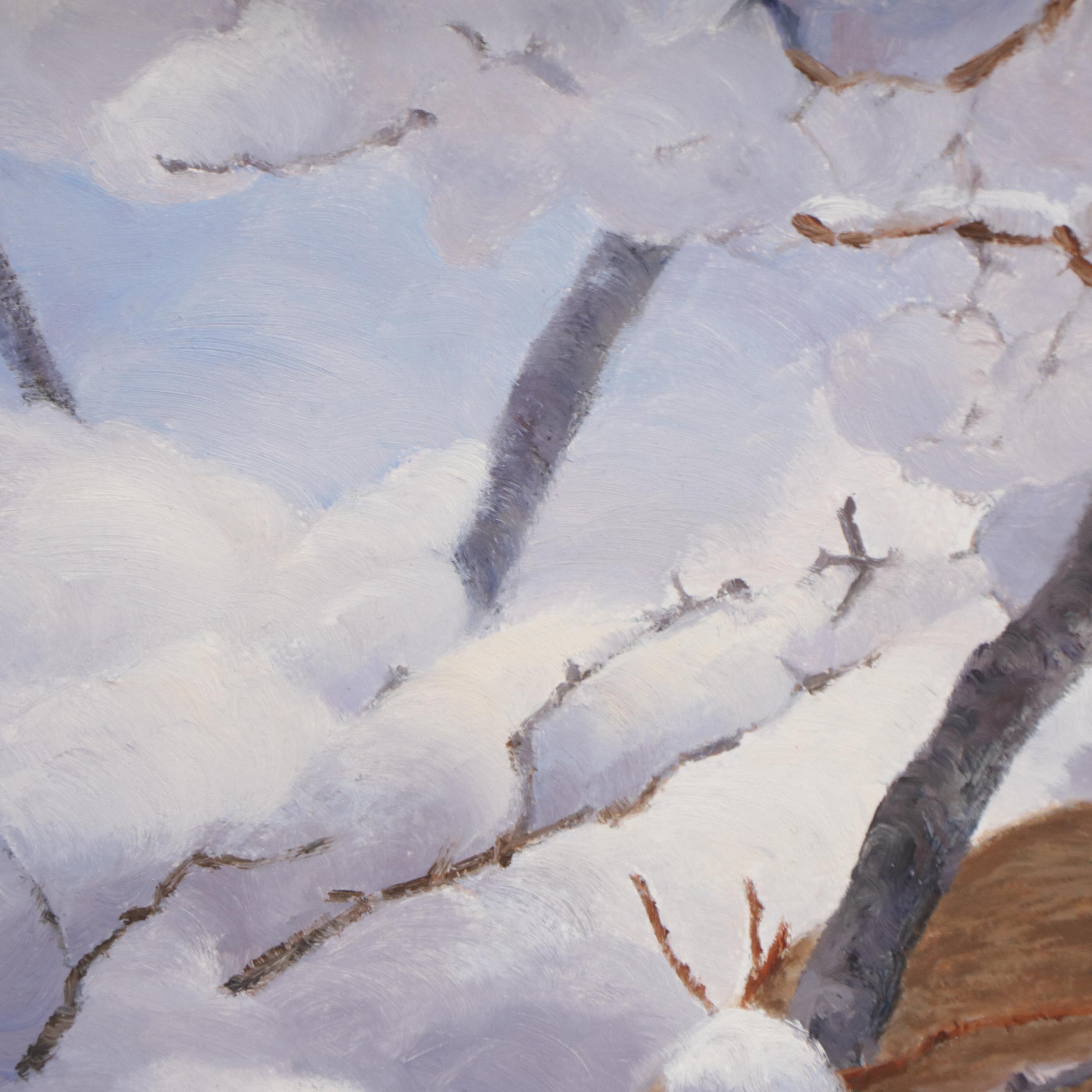 Dan D'Amico Oil Painting "Sheltering in the Snow," 2004 | EBTH