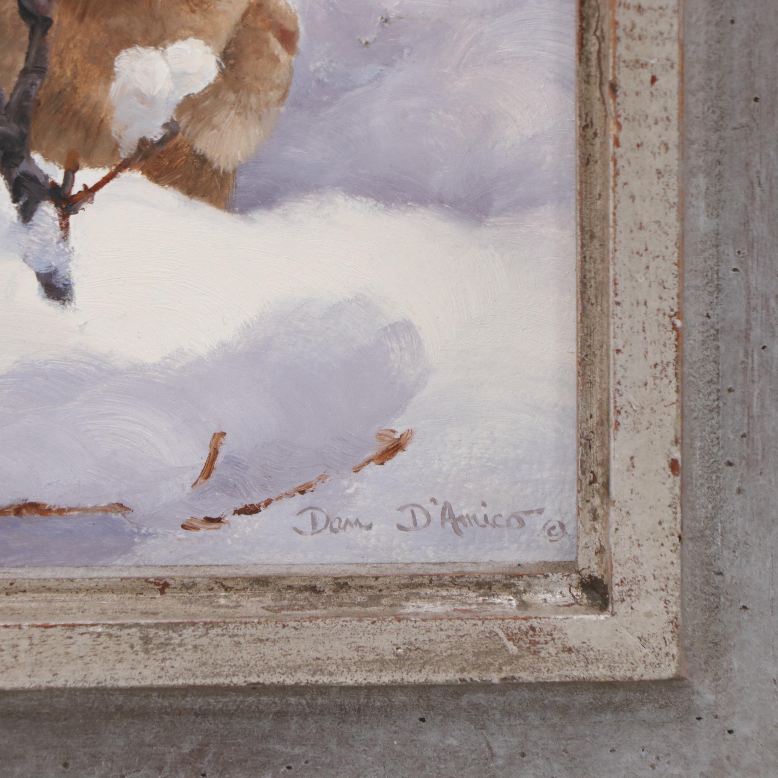 Dan D'Amico Oil Painting "Sheltering in the Snow," 2004 | EBTH