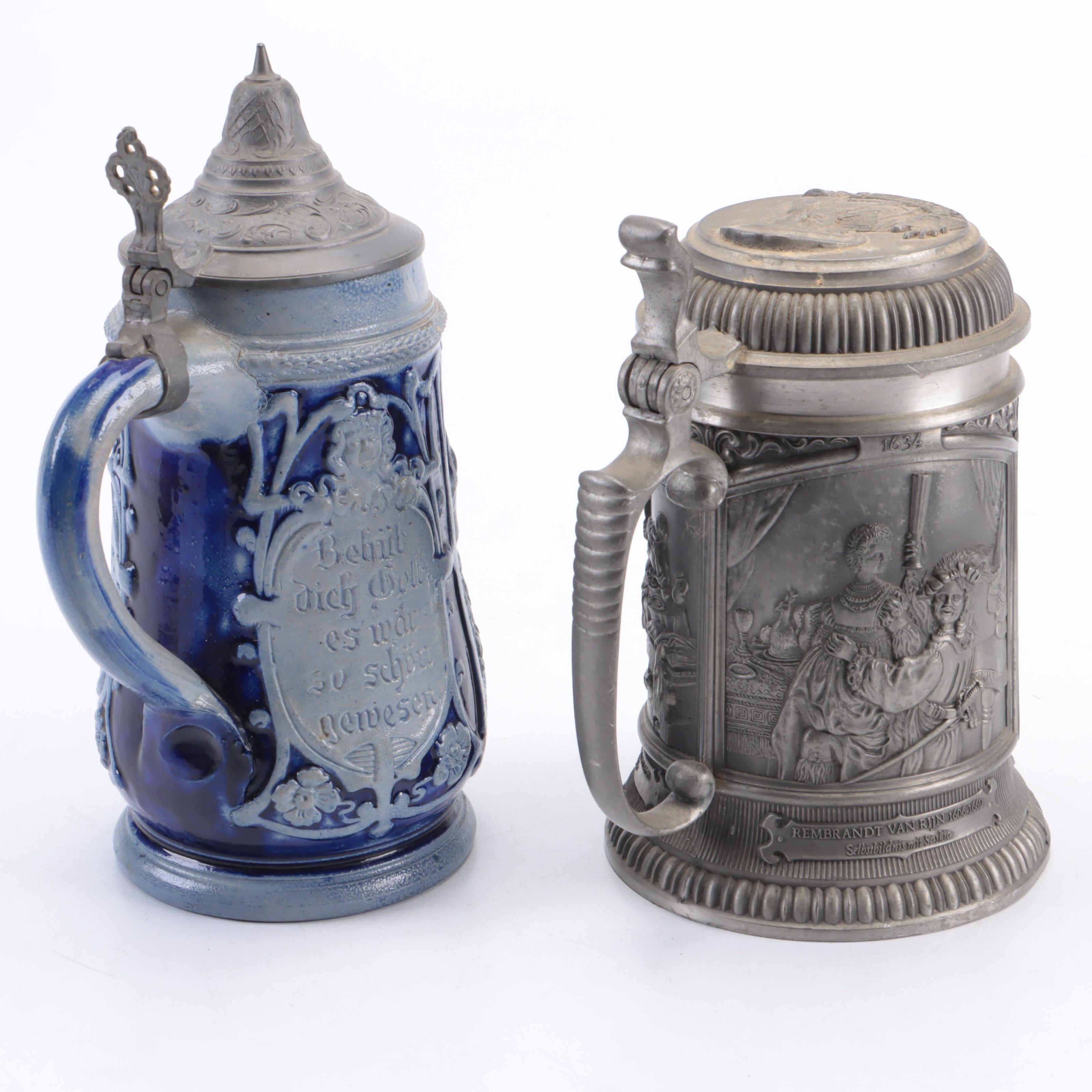 German Ceramic Beer Mugs and Steins | EBTH