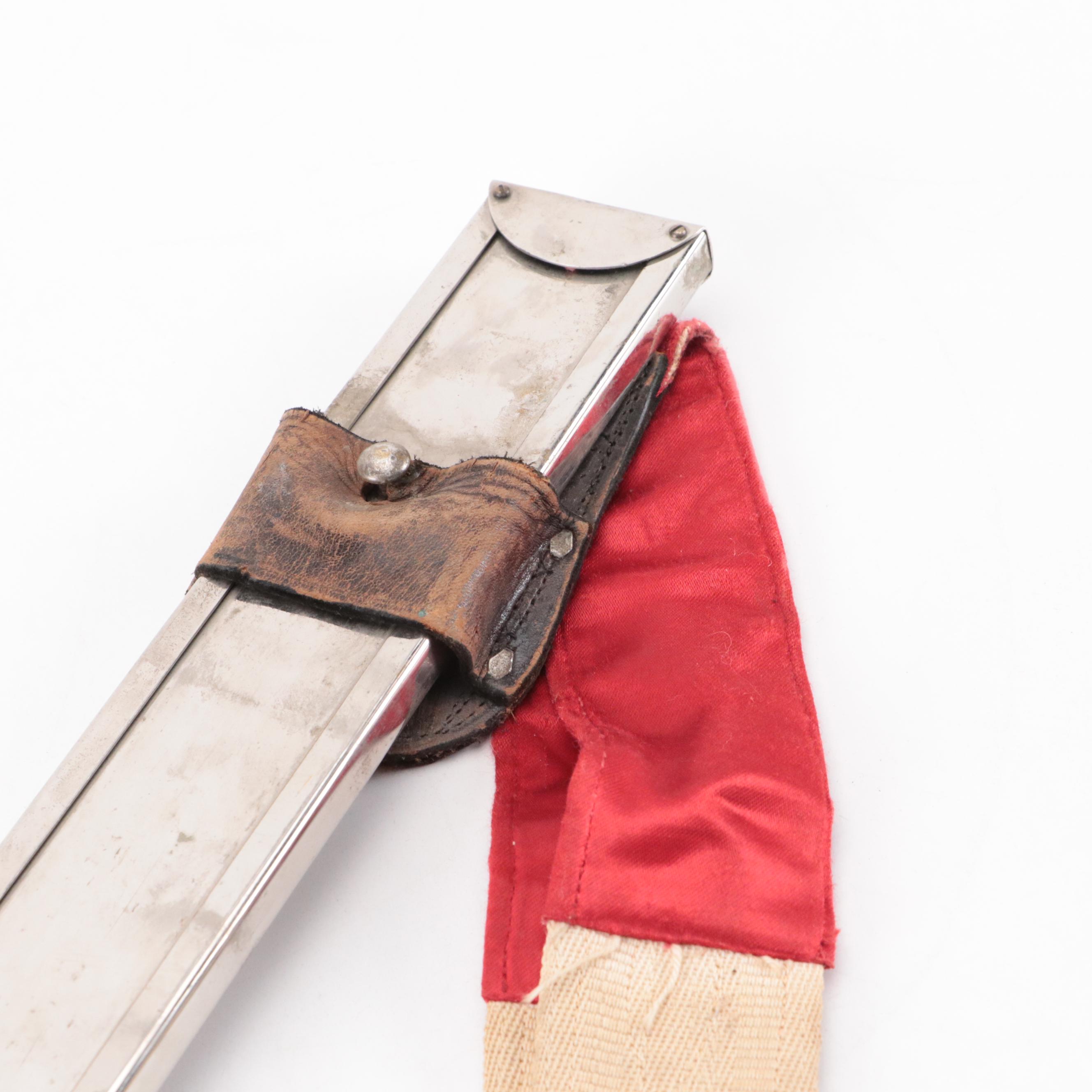 "The Structure of Freemasonry" Print With 'Glaive' Style Scabbard and ...