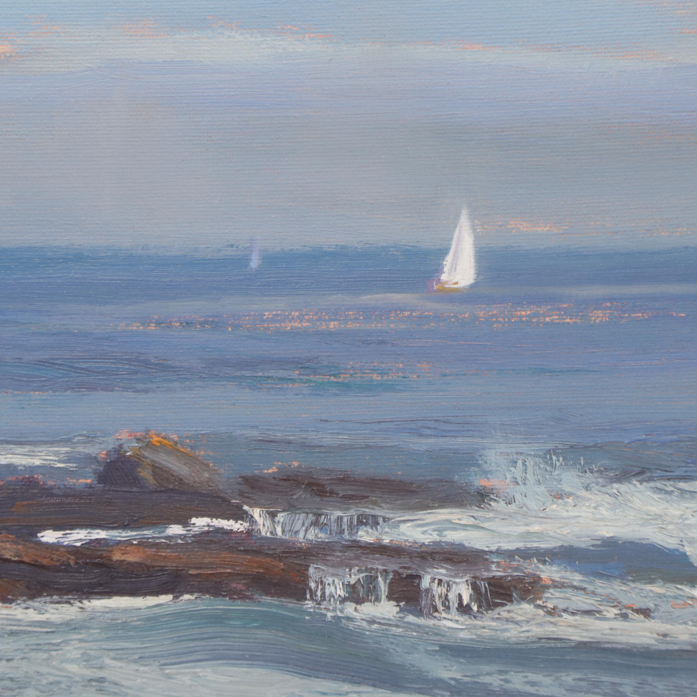 Dennis Westerling Seascape Oil Painting "Near San Pedro," 2002 | EBTH