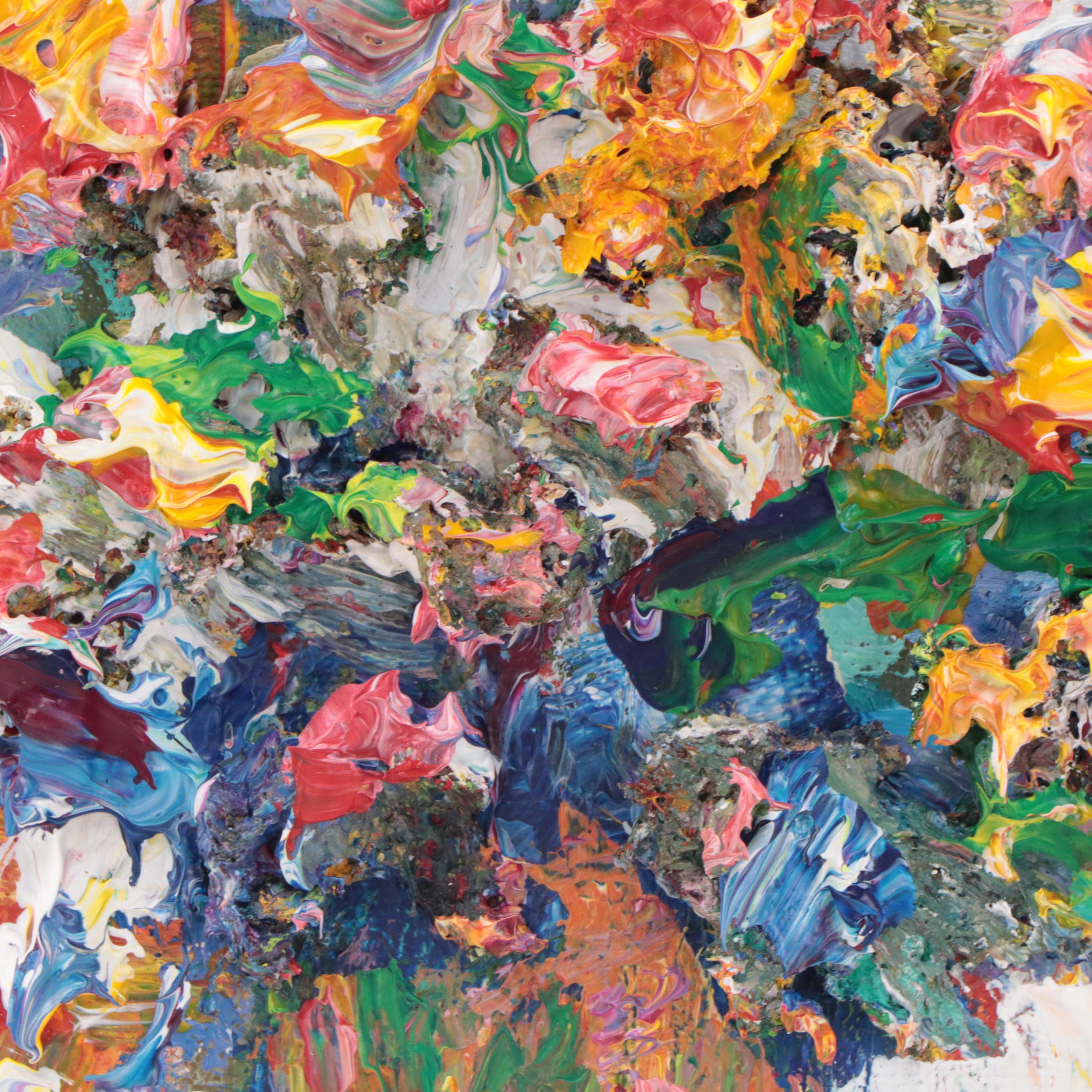 Amelia Colne Floral Still Life Impasto Acrylic Painting | EBTH