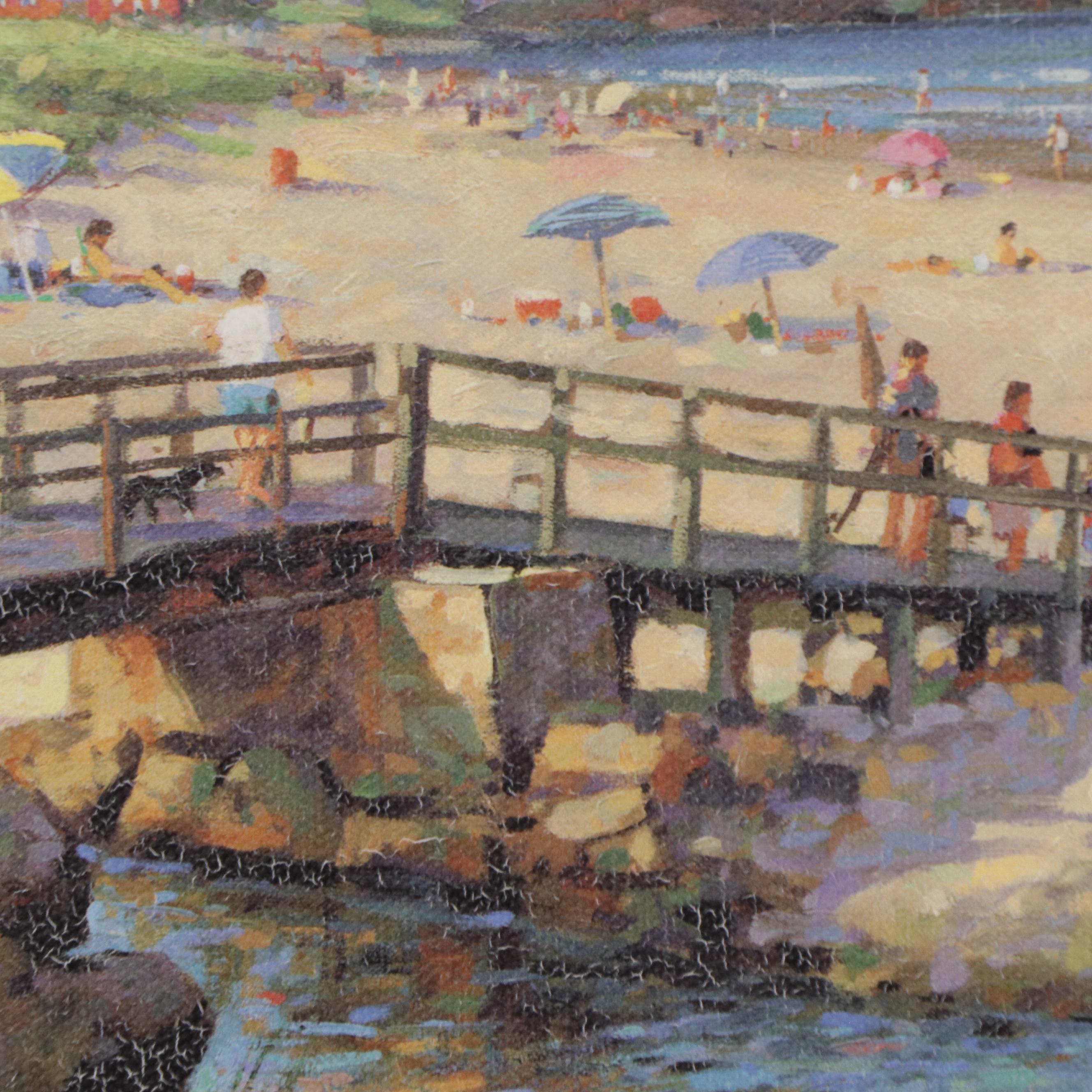 Donald Allen Mosher Coastal Landscape Oil Painting | EBTH