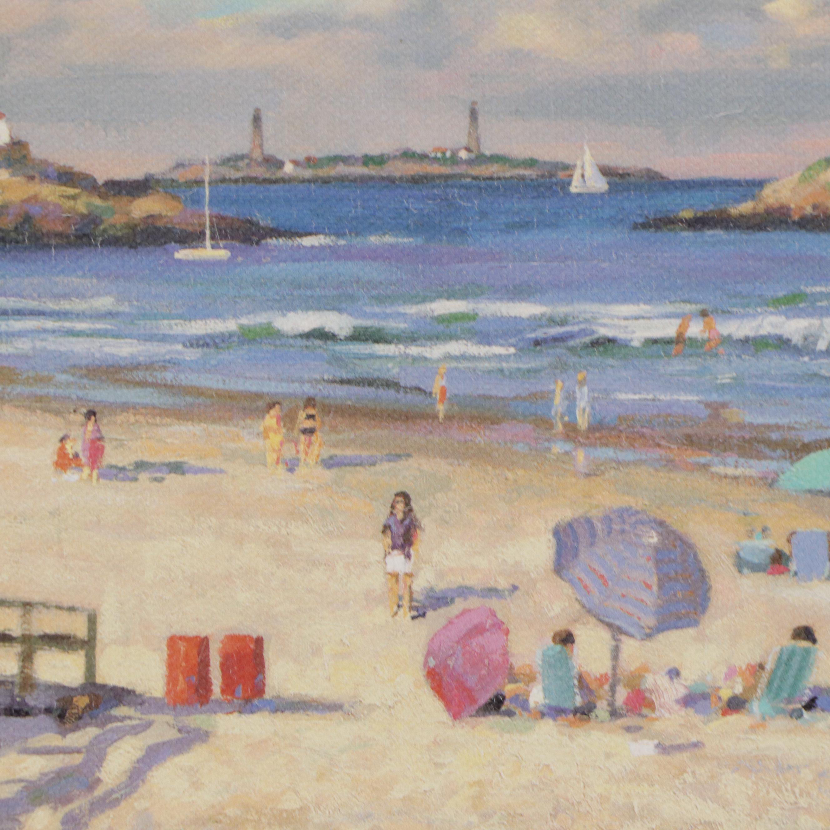 Donald Allen Mosher Coastal Landscape Oil Painting | EBTH