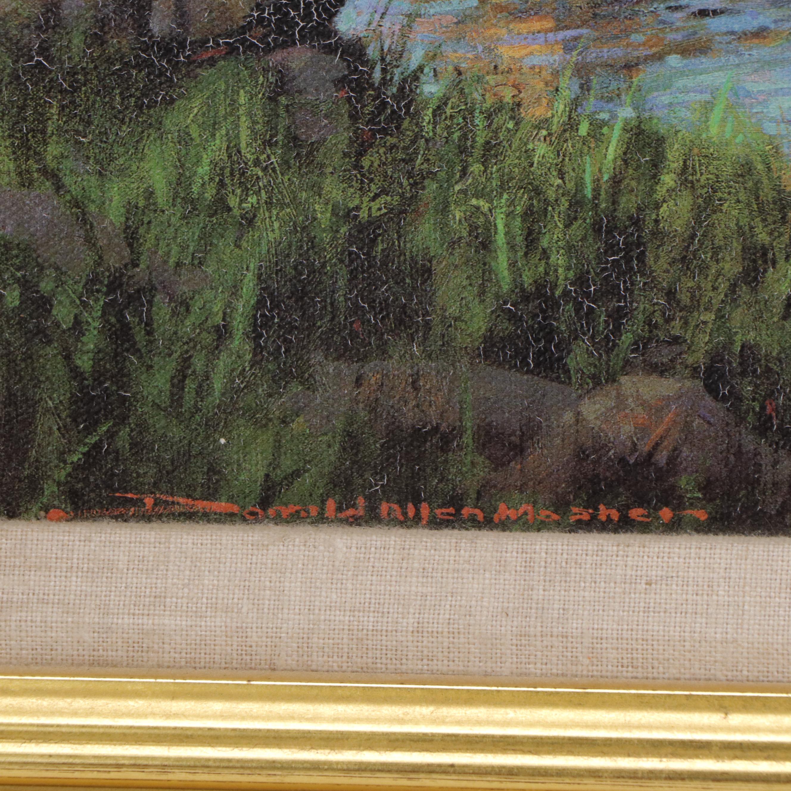 Donald Allen Mosher Coastal Landscape Oil Painting | EBTH