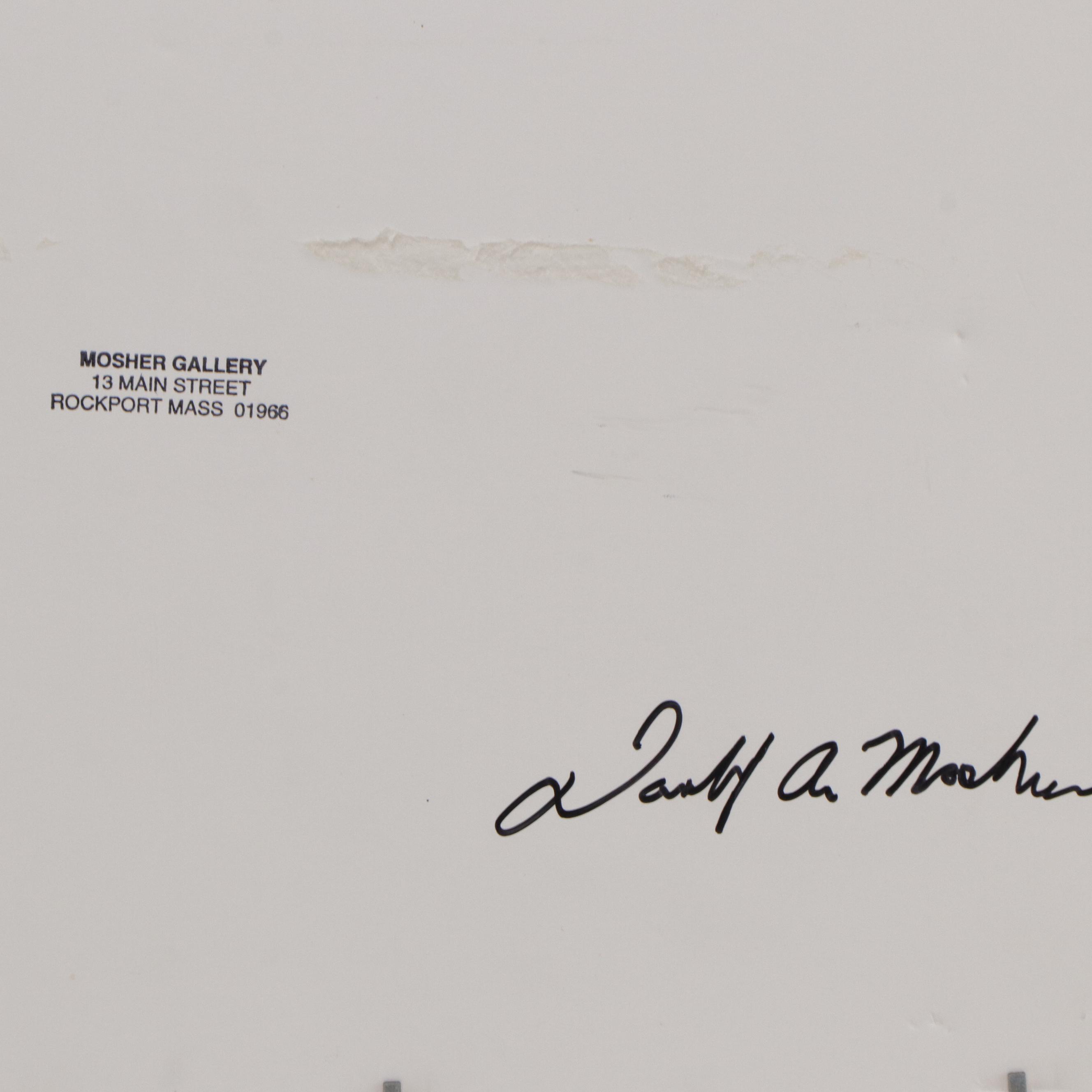 Donald Allen Mosher Coastal Landscape Oil Painting | EBTH