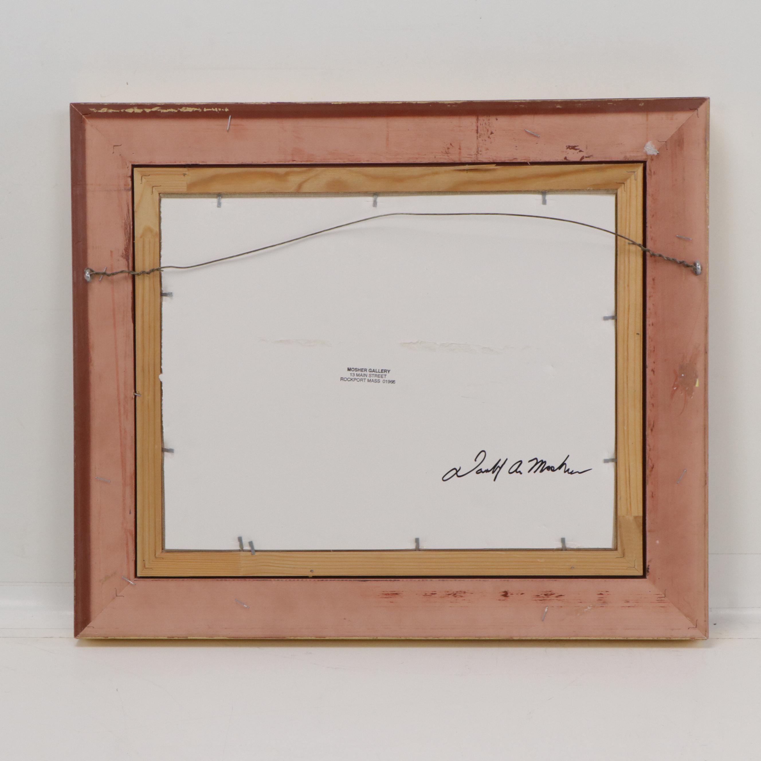 Donald Allen Mosher Coastal Landscape Oil Painting | EBTH