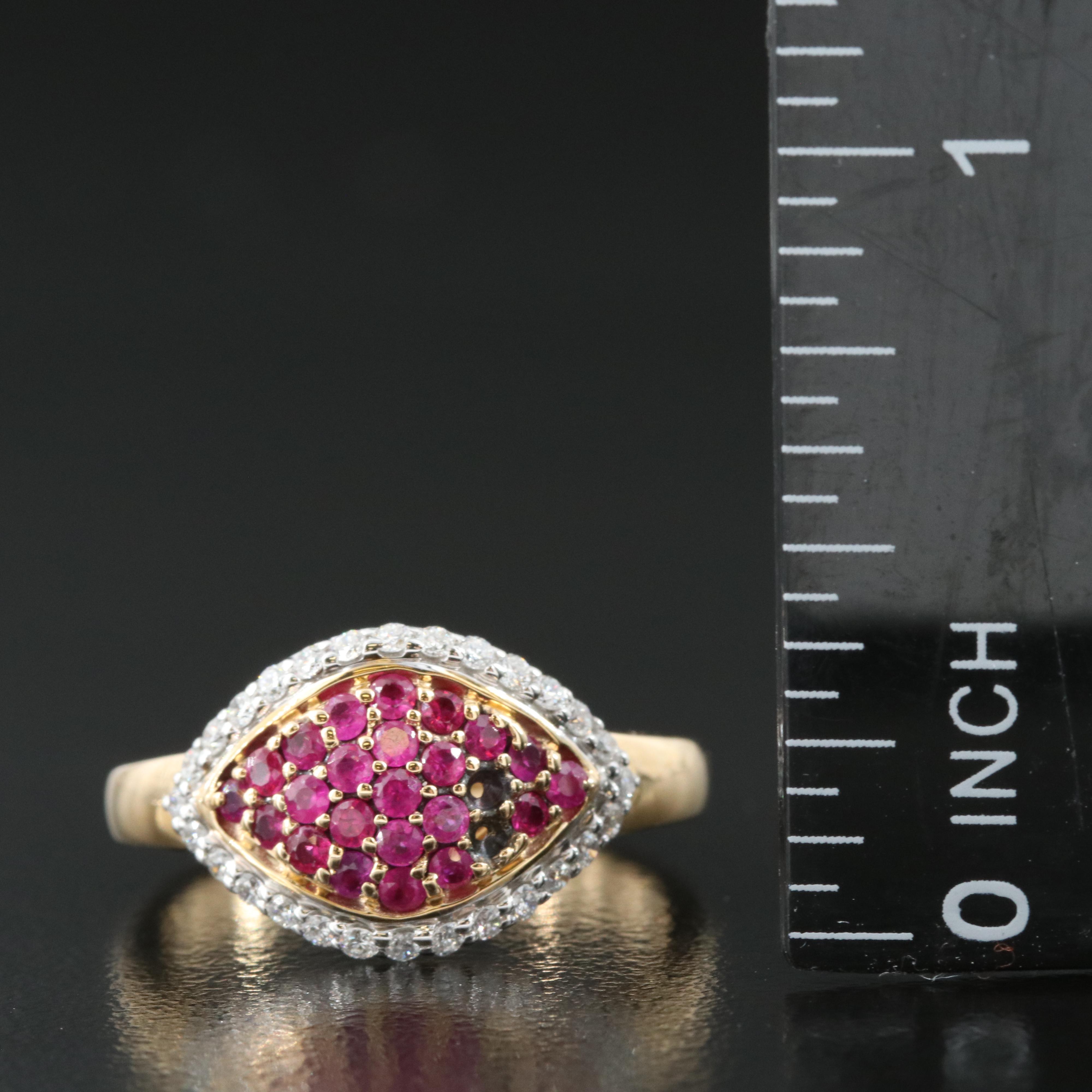 14K Ruby and Diamond Ring | EBTH