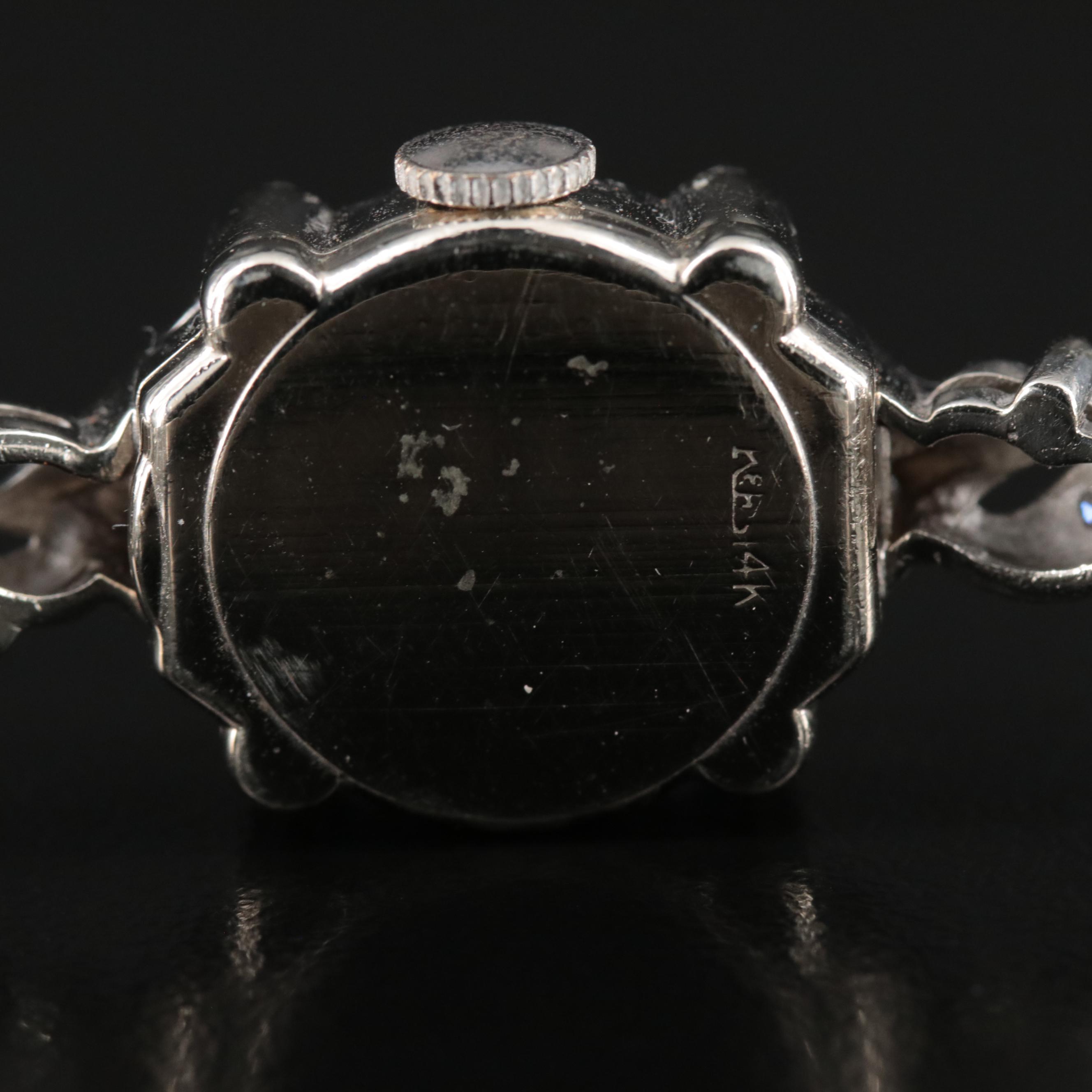 Vintage 14K Longines Diamond Wristwatch | EBTH