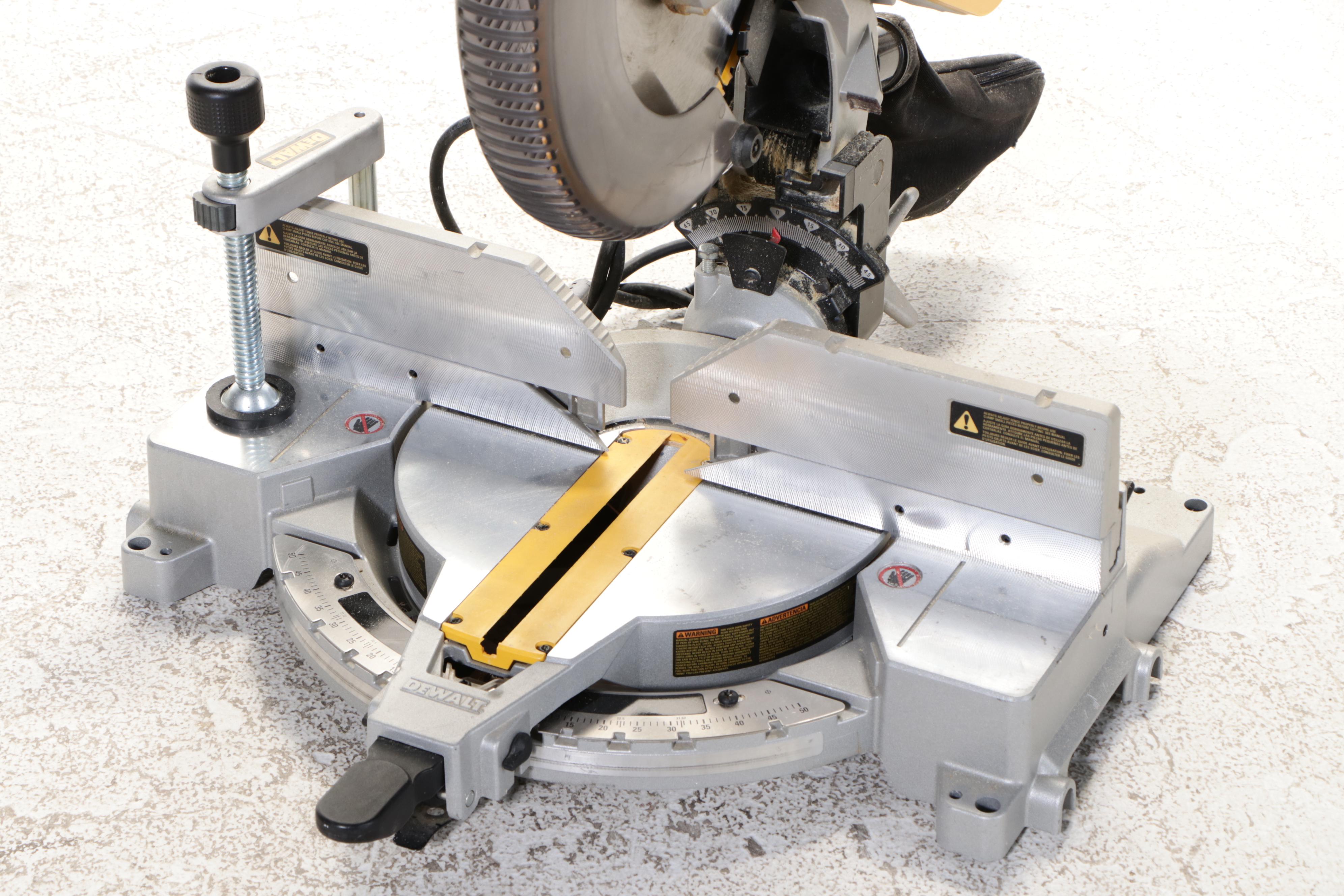 DeWalt "Model DW716" 12" Double Bevel Compound Miter Saw | EBTH