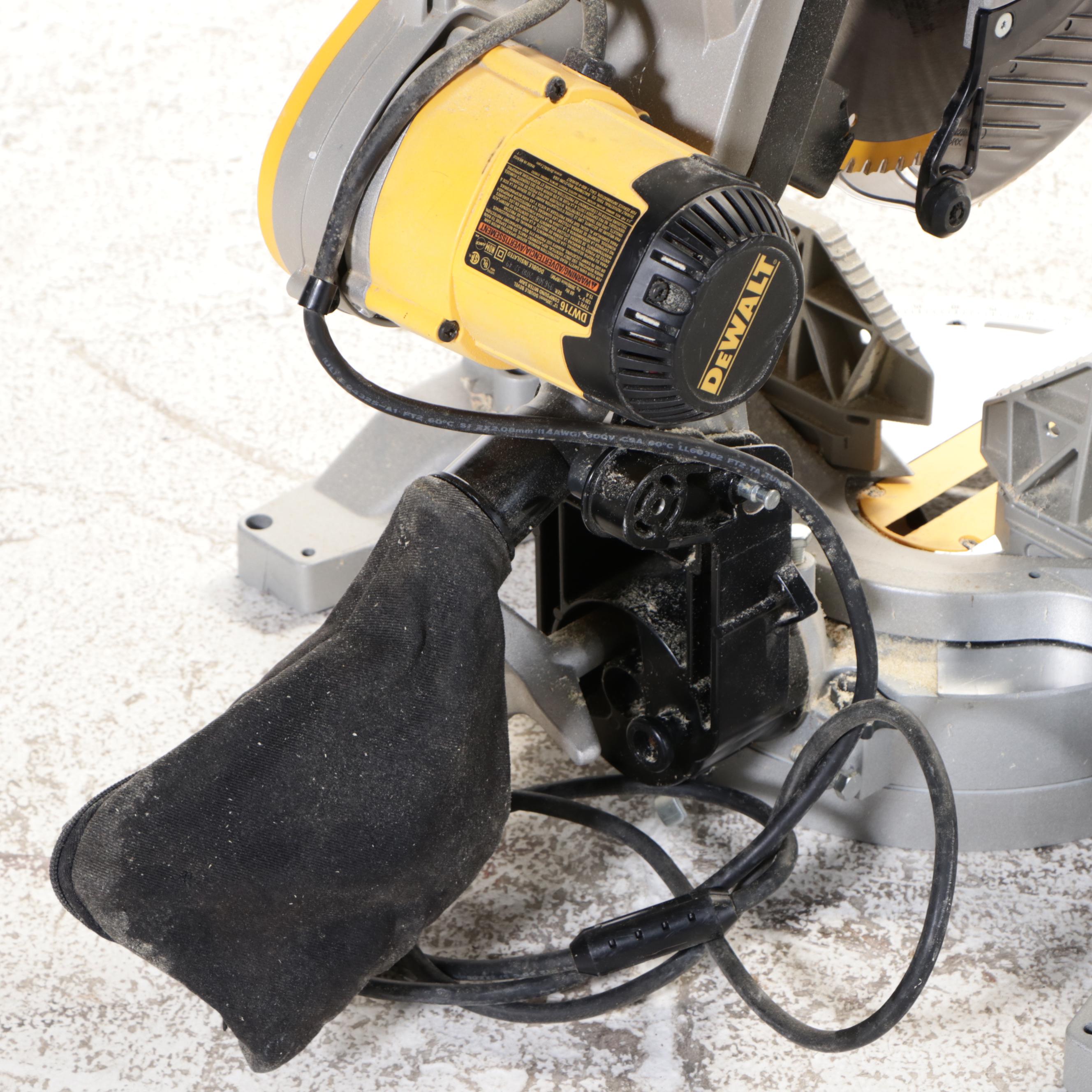 DeWalt "Model DW716" 12" Double Bevel Compound Miter Saw | EBTH