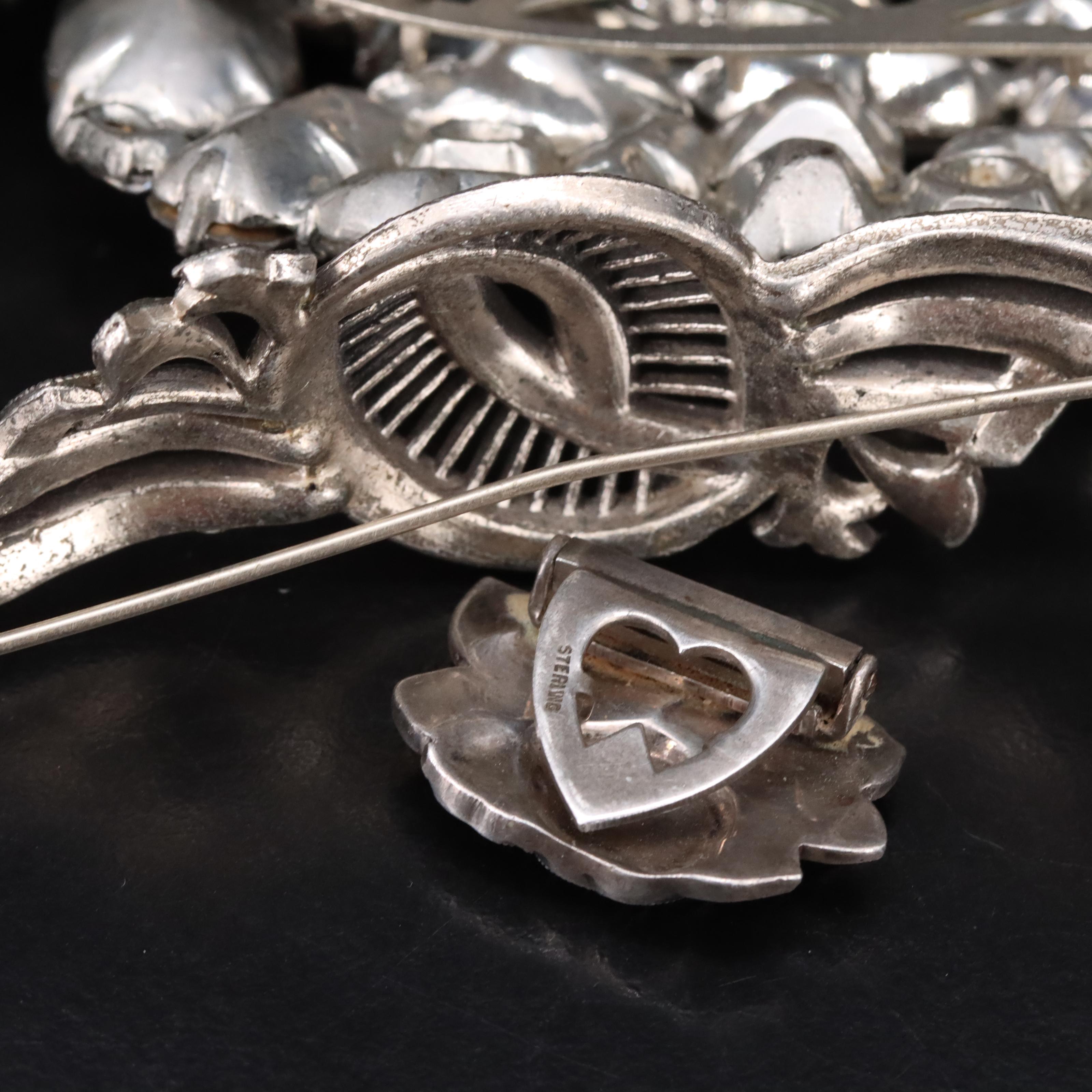 Brooches and Clips Including Vintage Rhinestone and Ben Kirschenbaum | EBTH