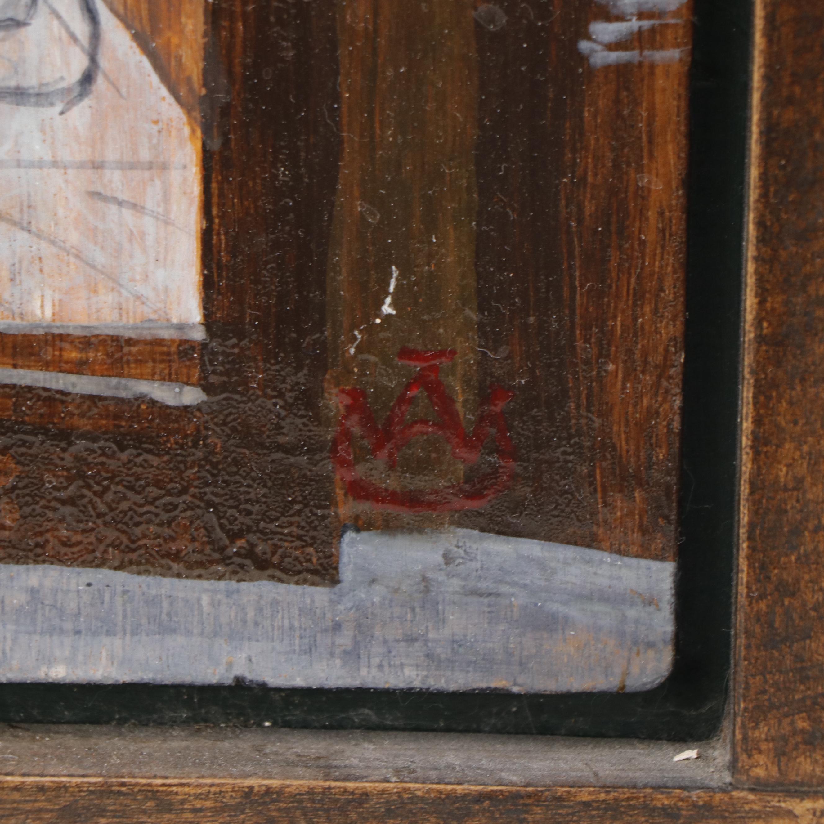 Alden Willard Cole Acrylic Painting "Sun Worshipers on the Mississippi ...