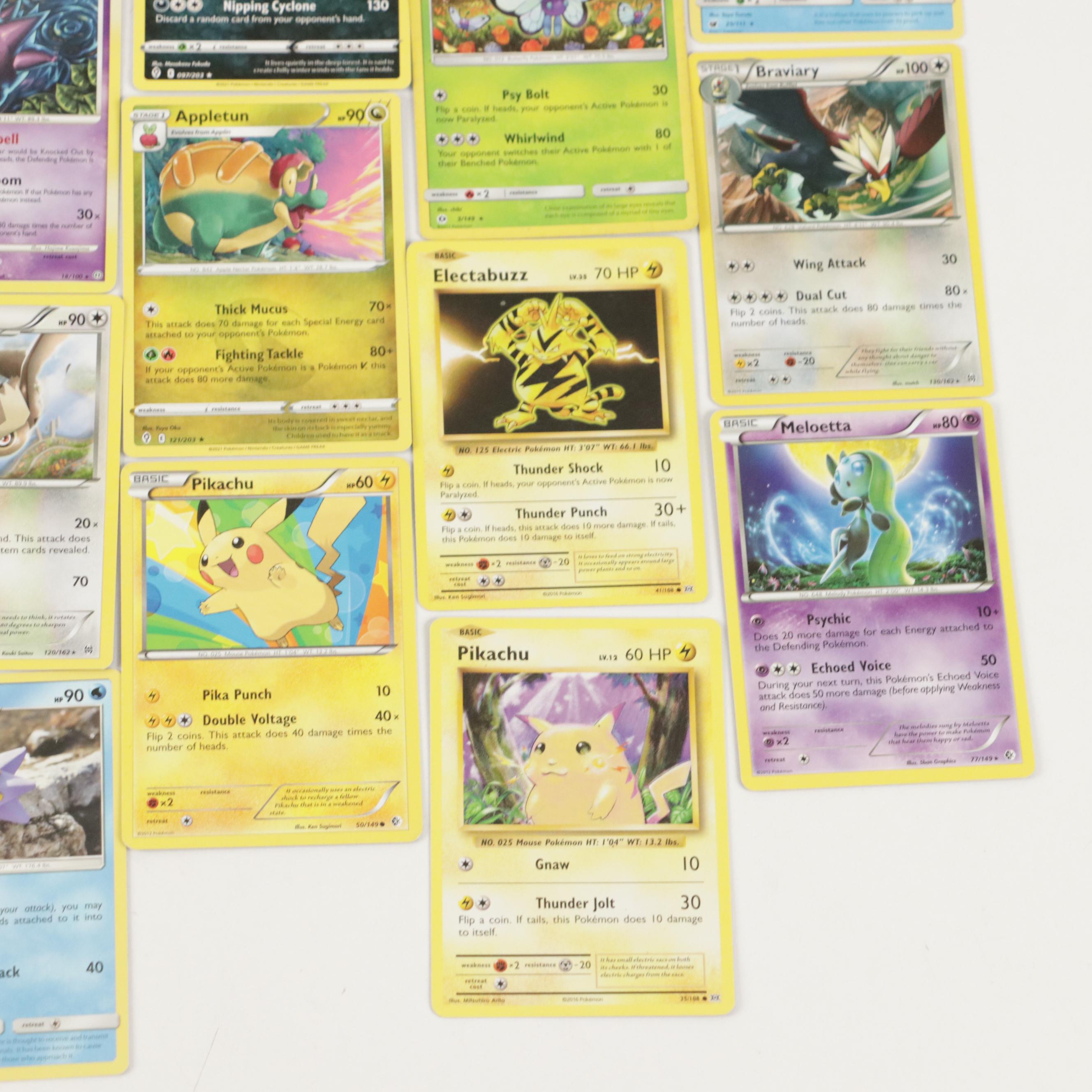 Pokémon Card Collection Featuring Butterfree, Gengar, and More, 2000s ...