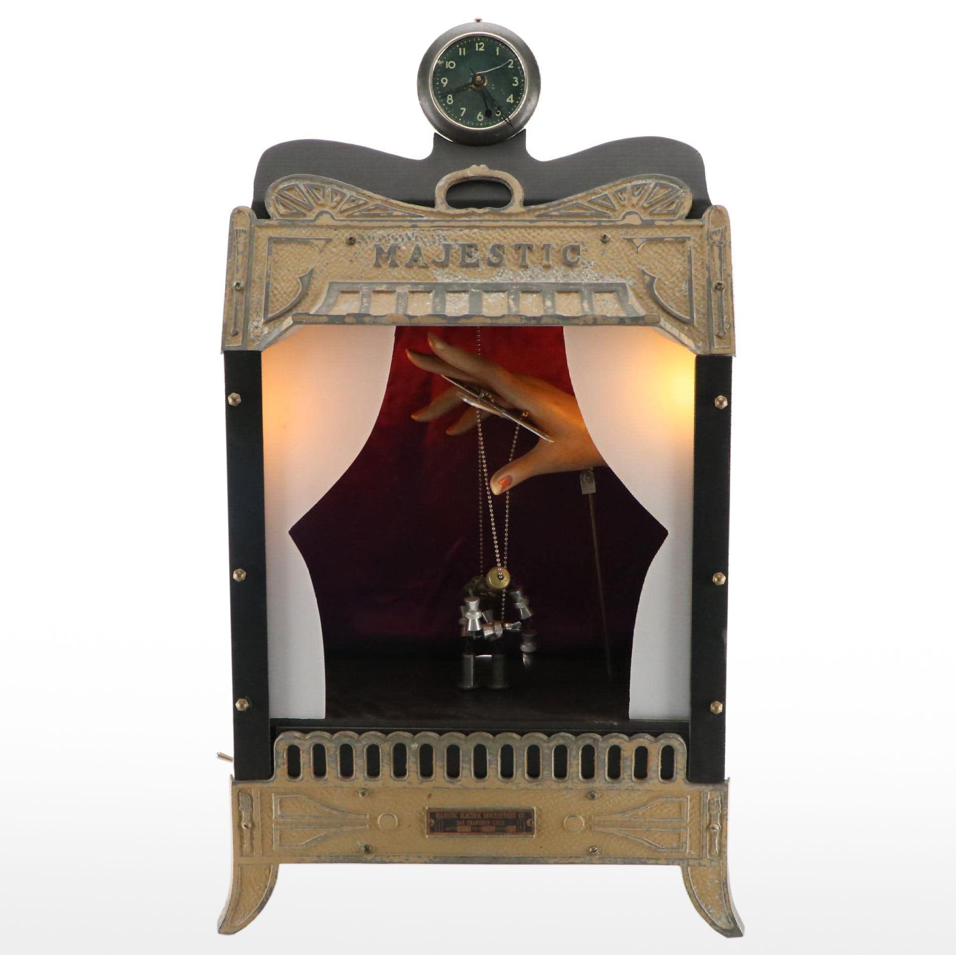 Randall Cleaver Found Object Kinetic Assemblage of Marionette Puppet ...