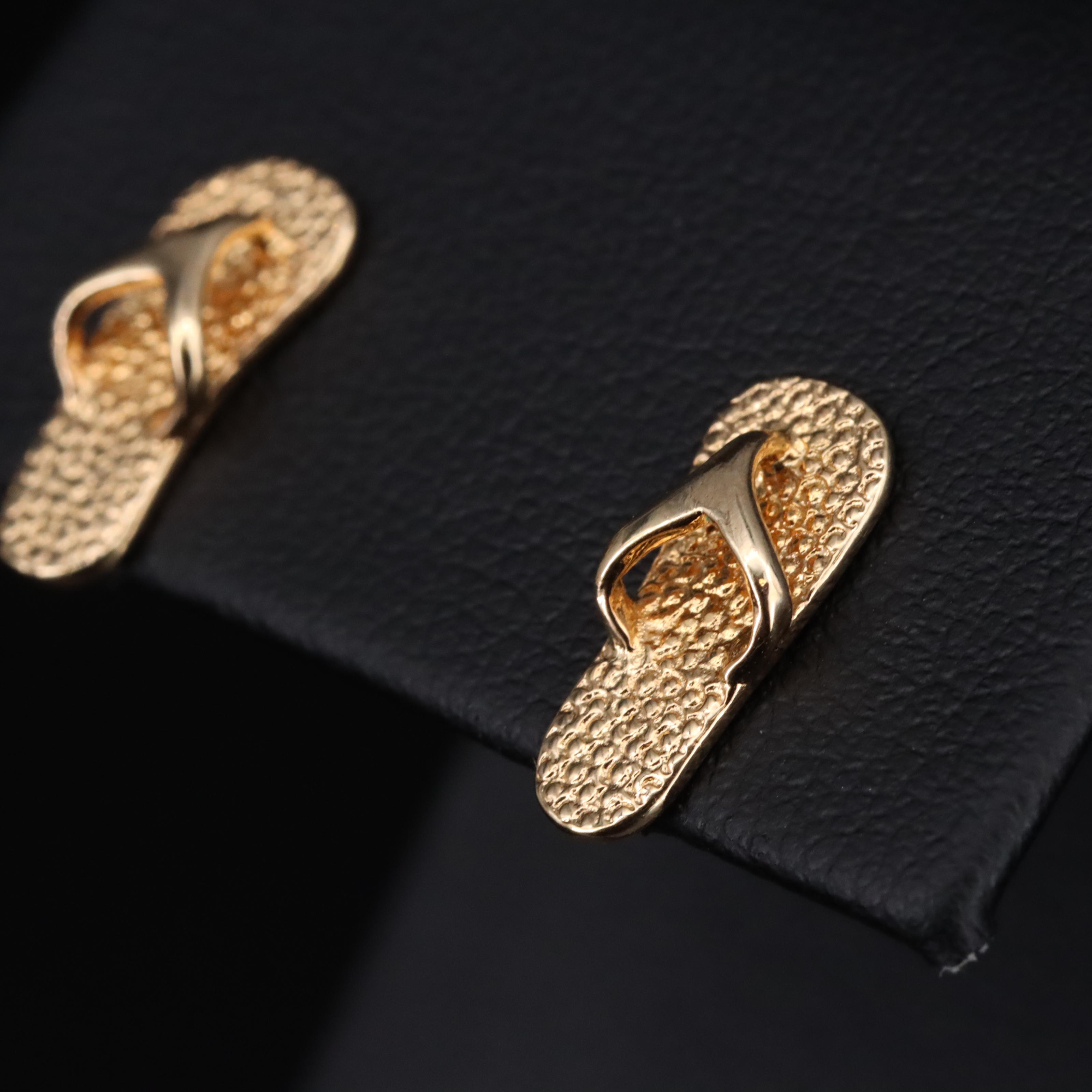 Sterling Sandal Stud Earrings | EBTH