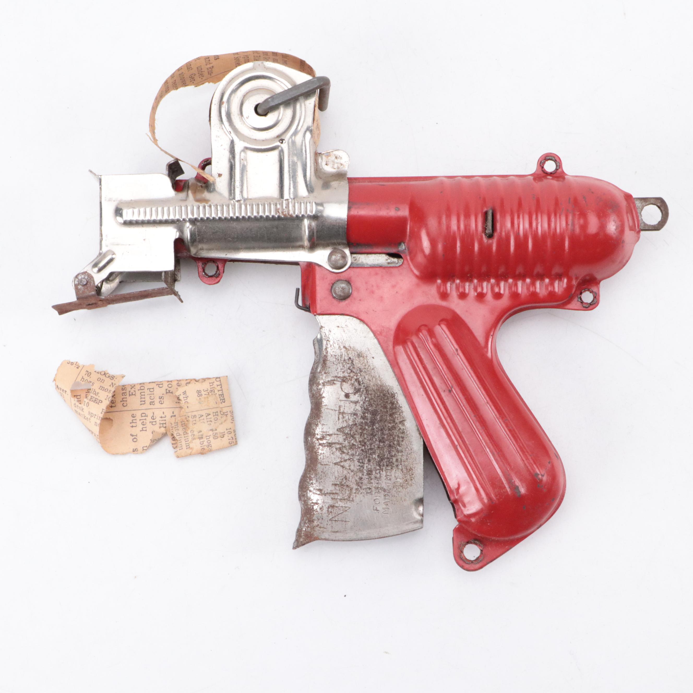 Langson Nu-Matic Toy Paper Buster Gun with Orphan Annie Magazine and ...