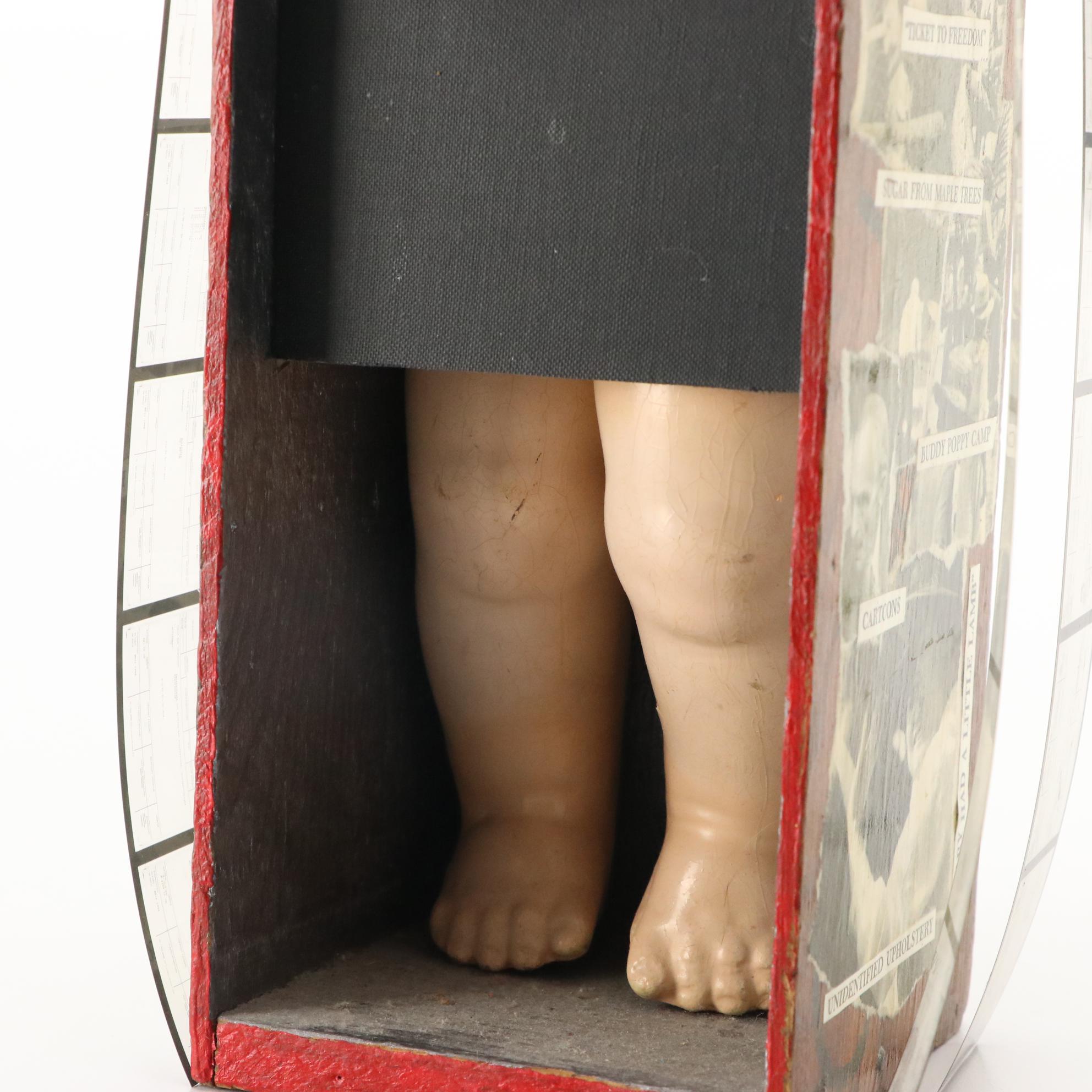 Burnell Yow! Figurative Mixed Media Sculpture "Madam Alexander ...