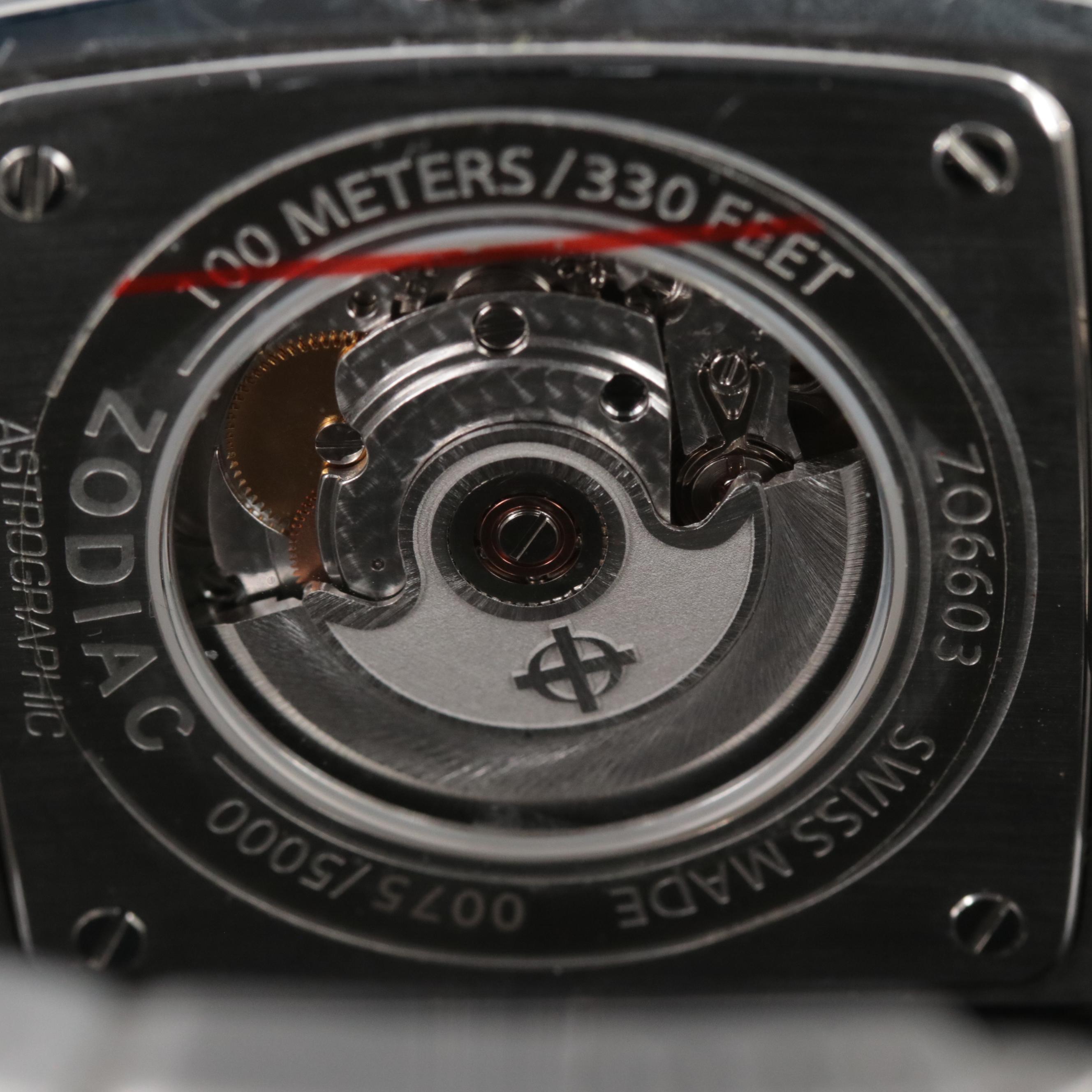 Zodiac Astrographic Mystery Dial Automatic with Date Wristwatch | EBTH