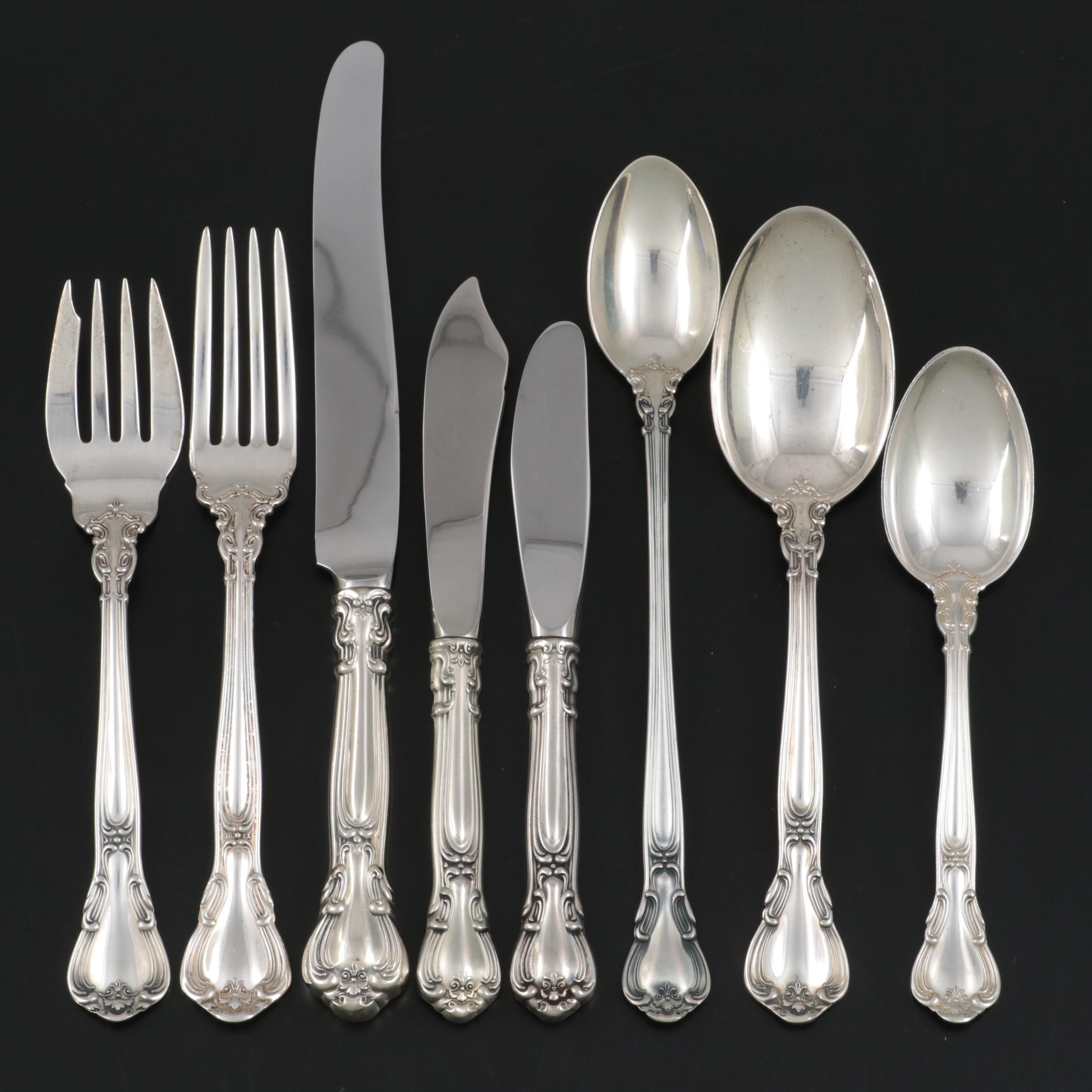 Gorham "Chantilly" Sterling Silver Flatware and Serving Utensils | EBTH