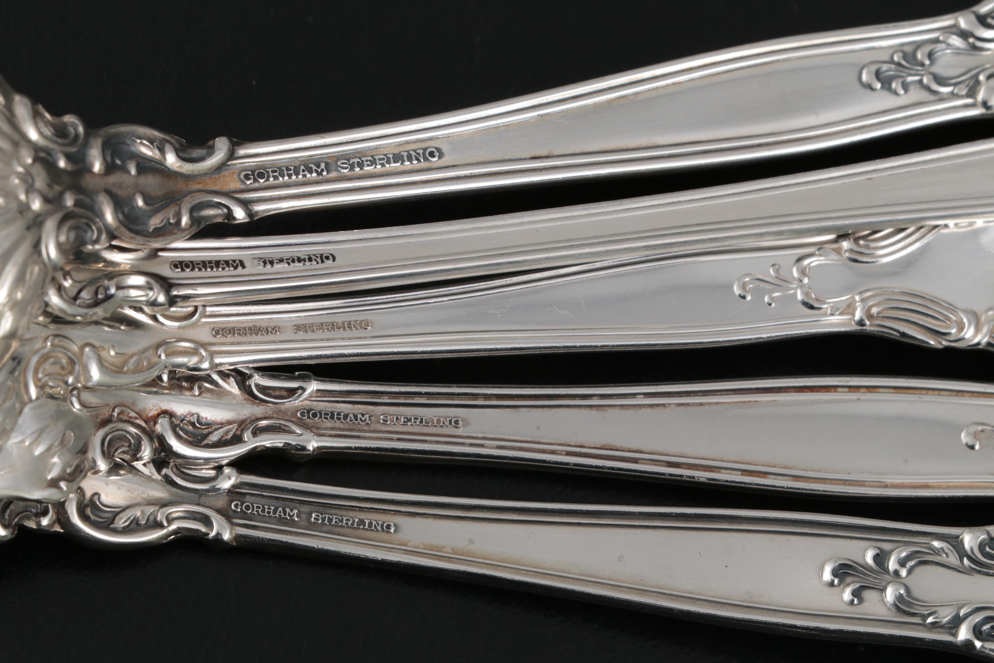 Gorham "Chantilly" Sterling Silver Flatware and Serving Utensils | EBTH