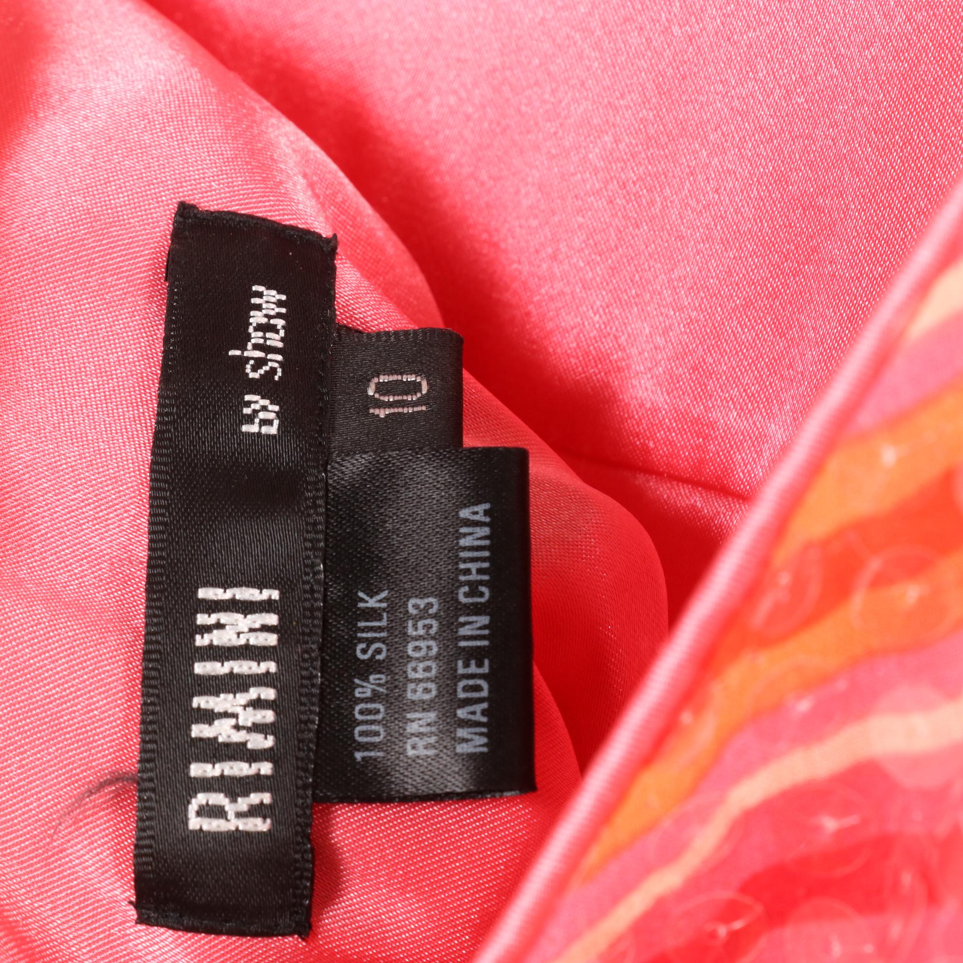 Rimini by Shaw Silk Sequin Dress with Scarf, Ark & Co. Evening Dress ...