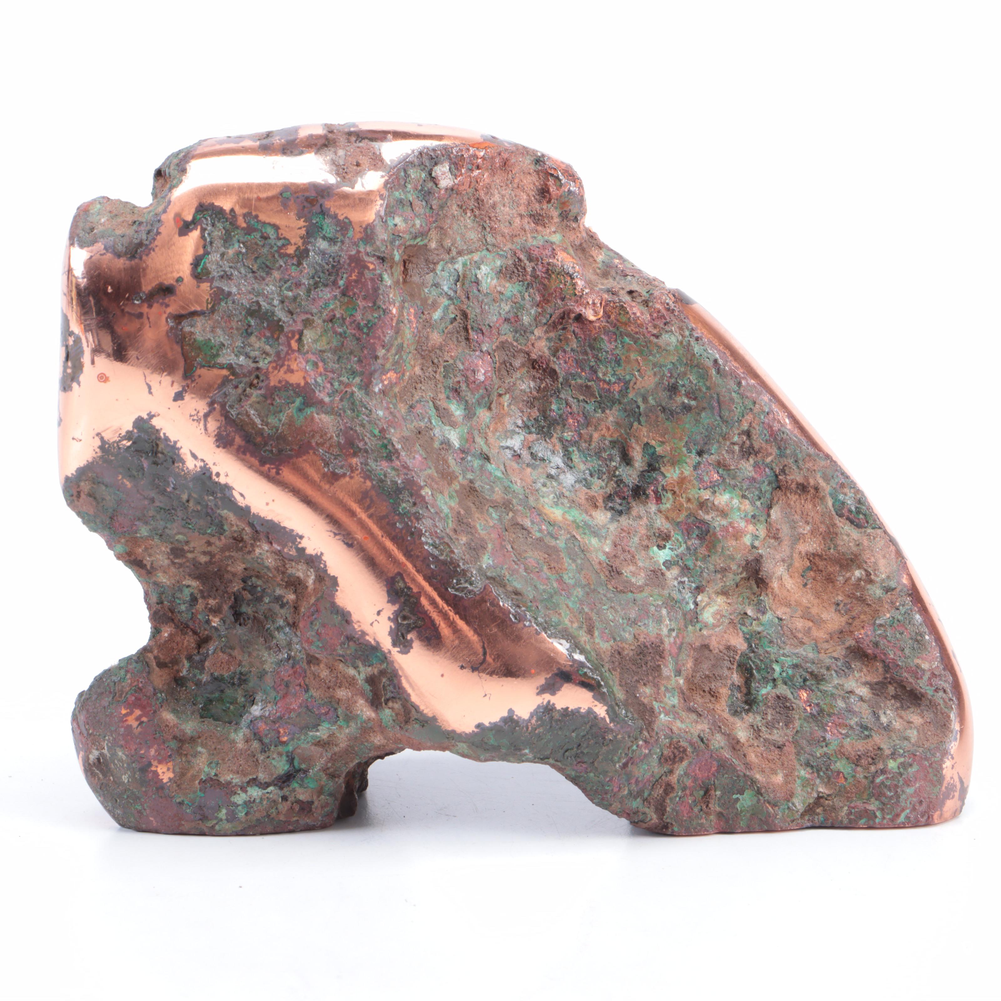 Large Native Copper Nugget in Matrix | EBTH
