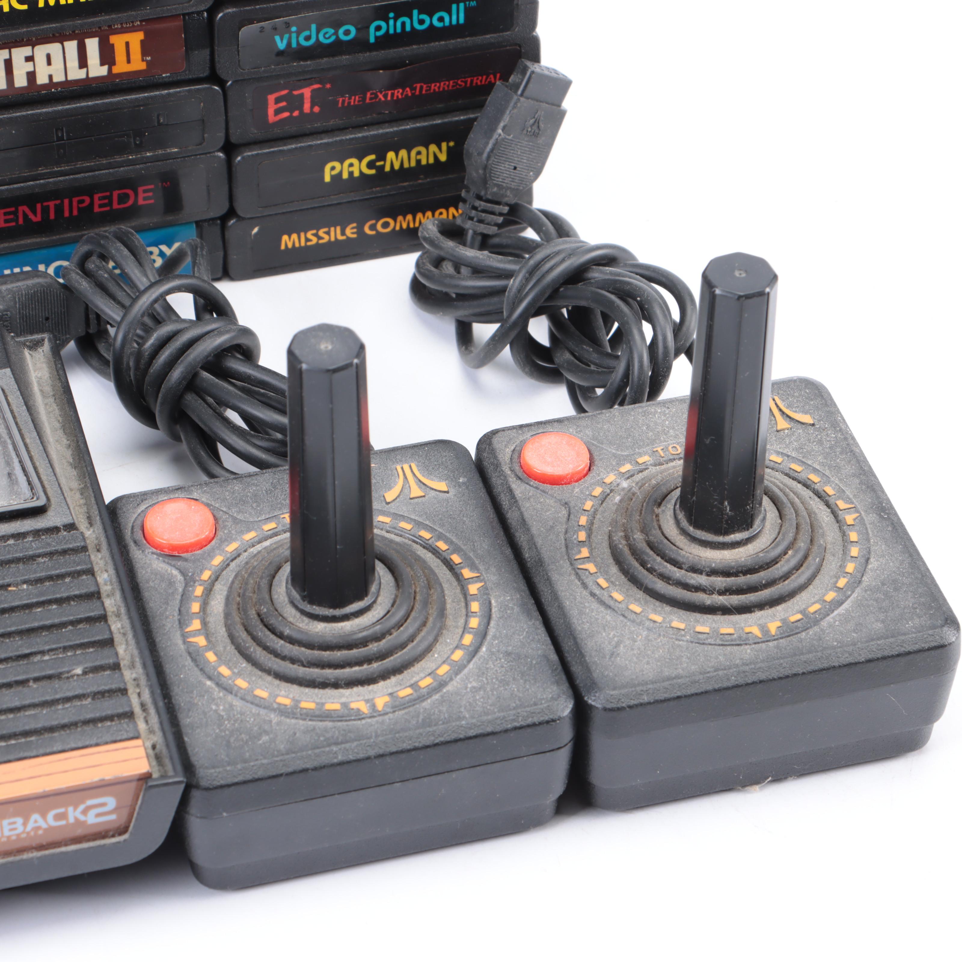 Atari Flashback 2 with Controllers and Game Collection | EBTH