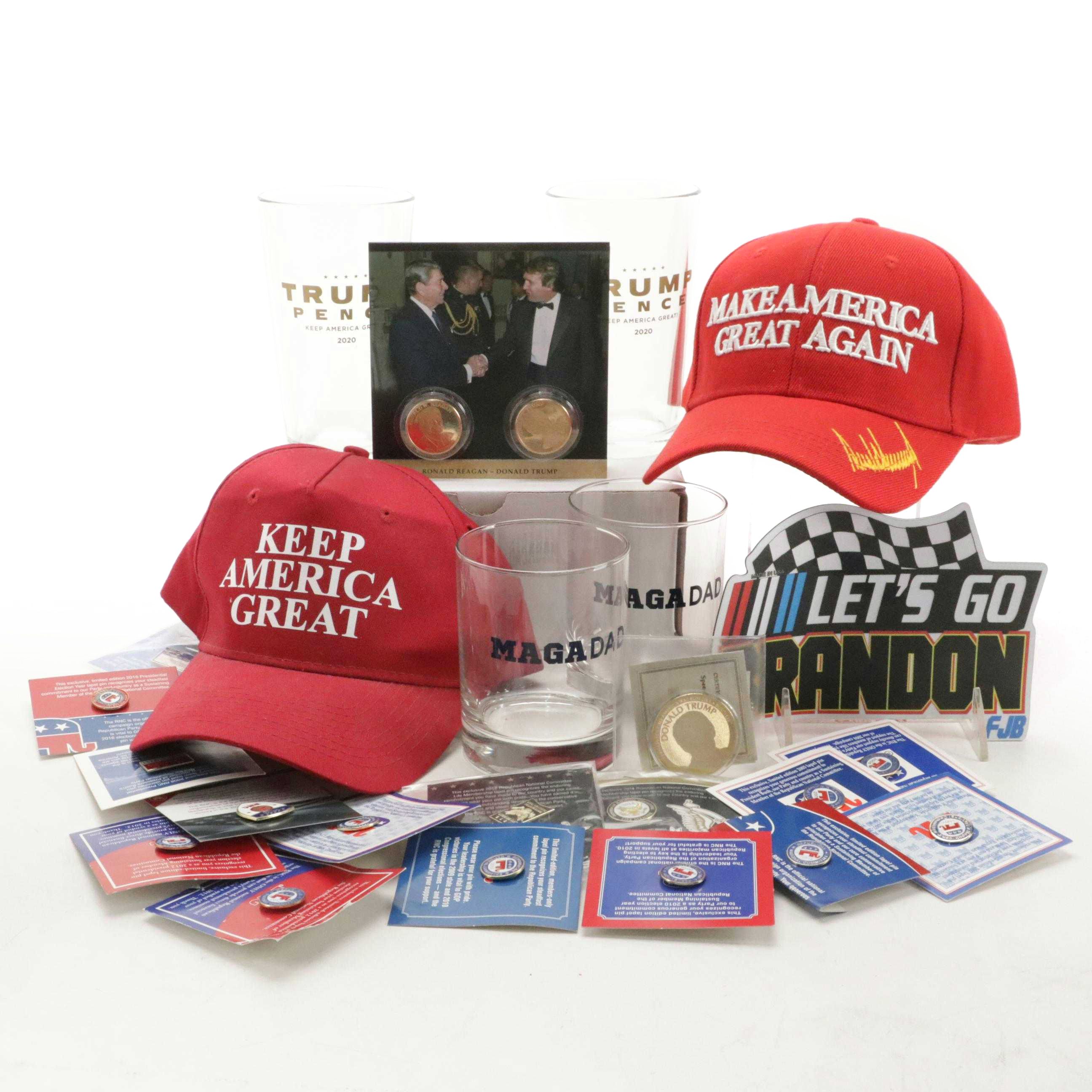 Donald Trump Commemorative Coins, RNC and Make America Great Again ...