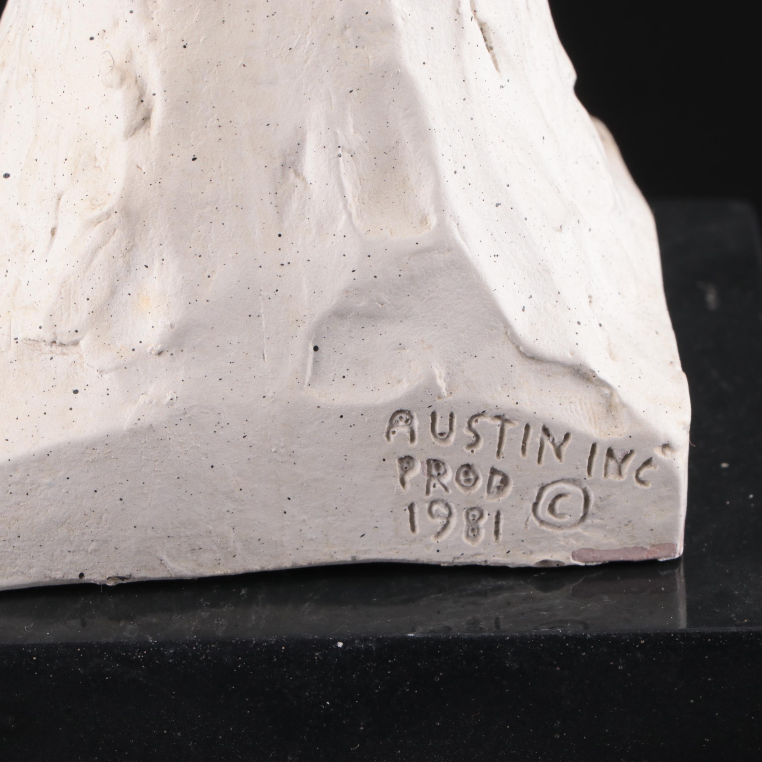 Austin Production Inc. Cast Plaster Figure After David Fisher "At Play ...