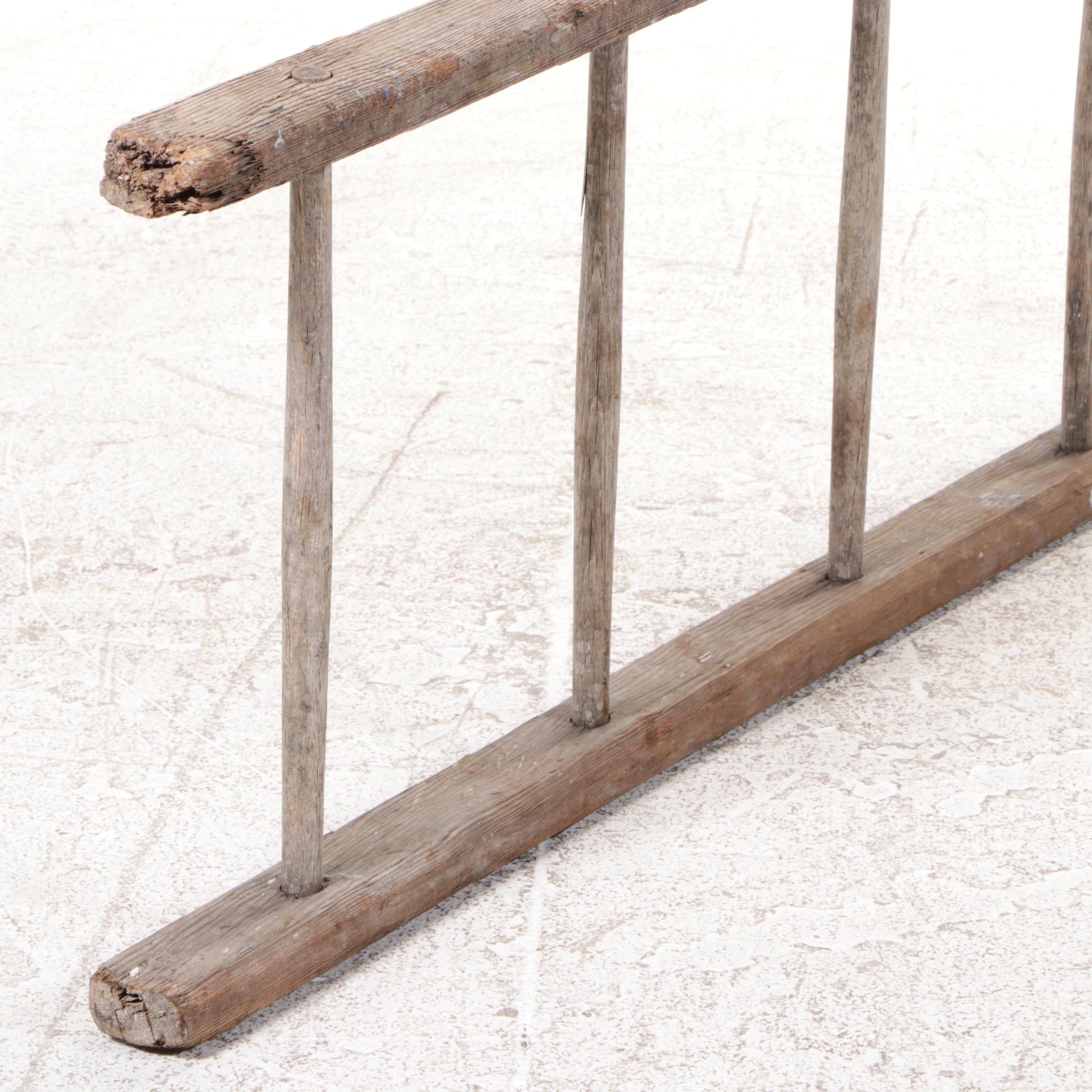 6'1 Wooden Six-Rung Step Ladder | EBTH