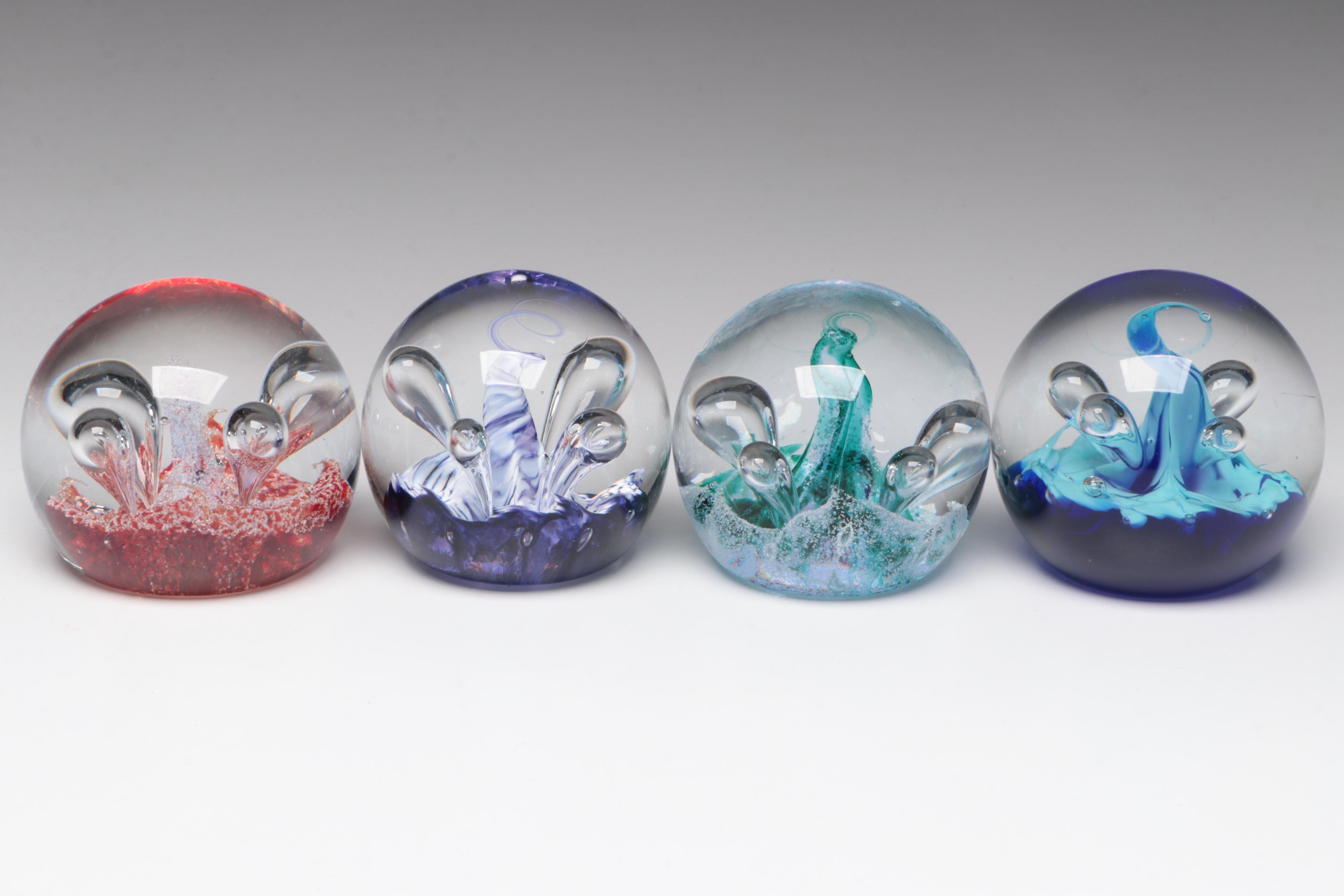 Caithness Miniature Moonflower and Other Miniature Blown Art Glass ...