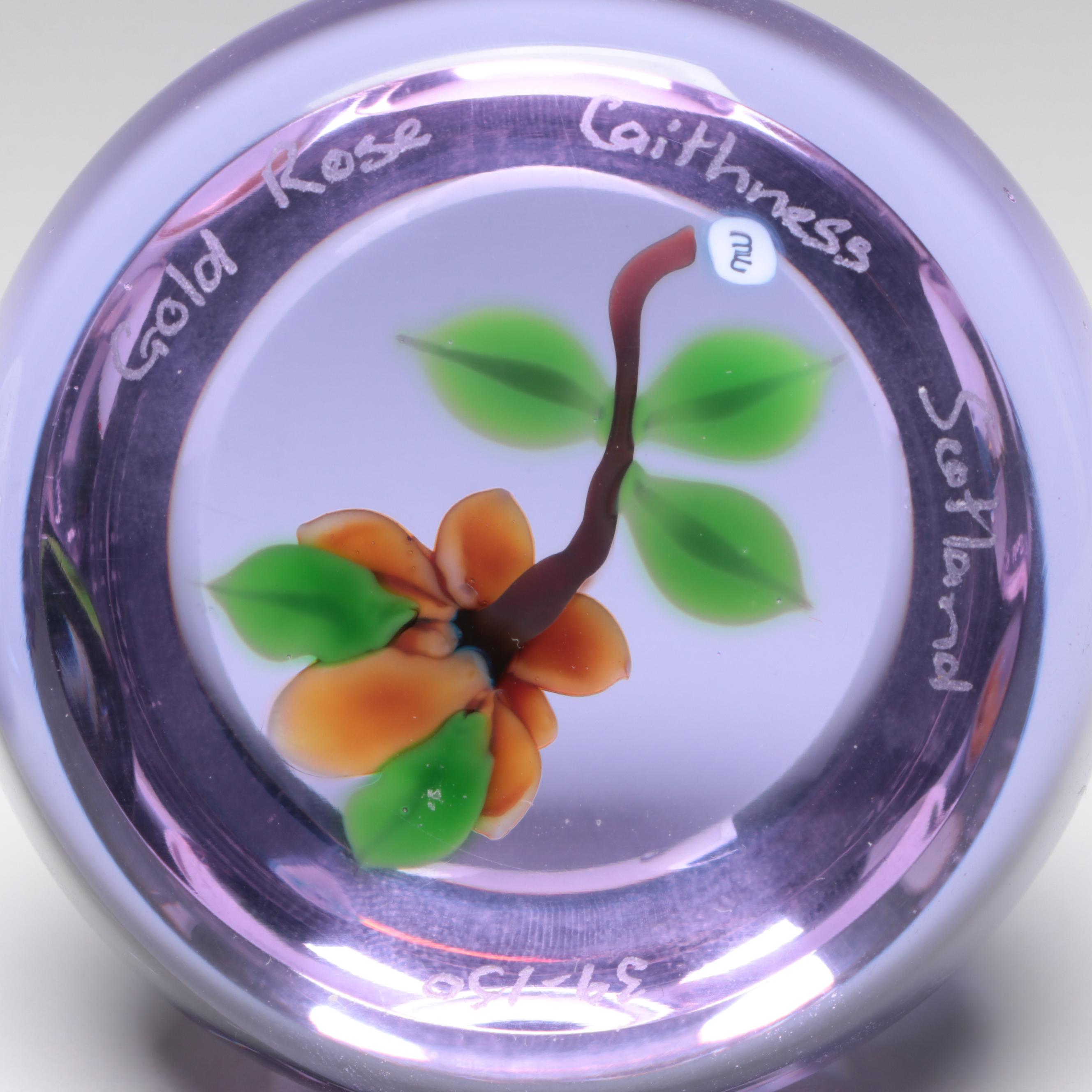 Caithness Miniature Moonflower and Other Miniature Blown Art Glass ...