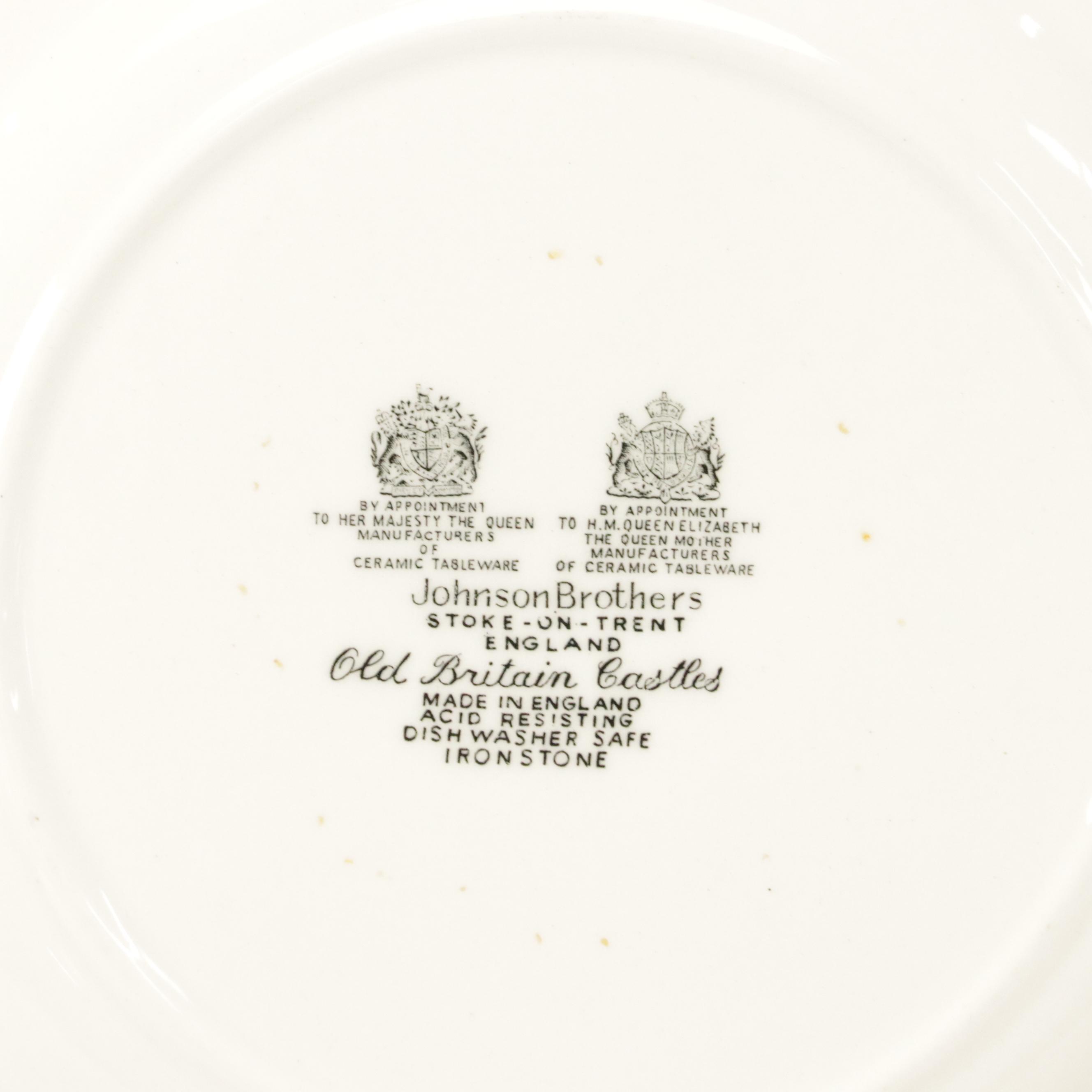 Johnson Bros "Old British Castles" Dinnerware with Other Ceramic ...