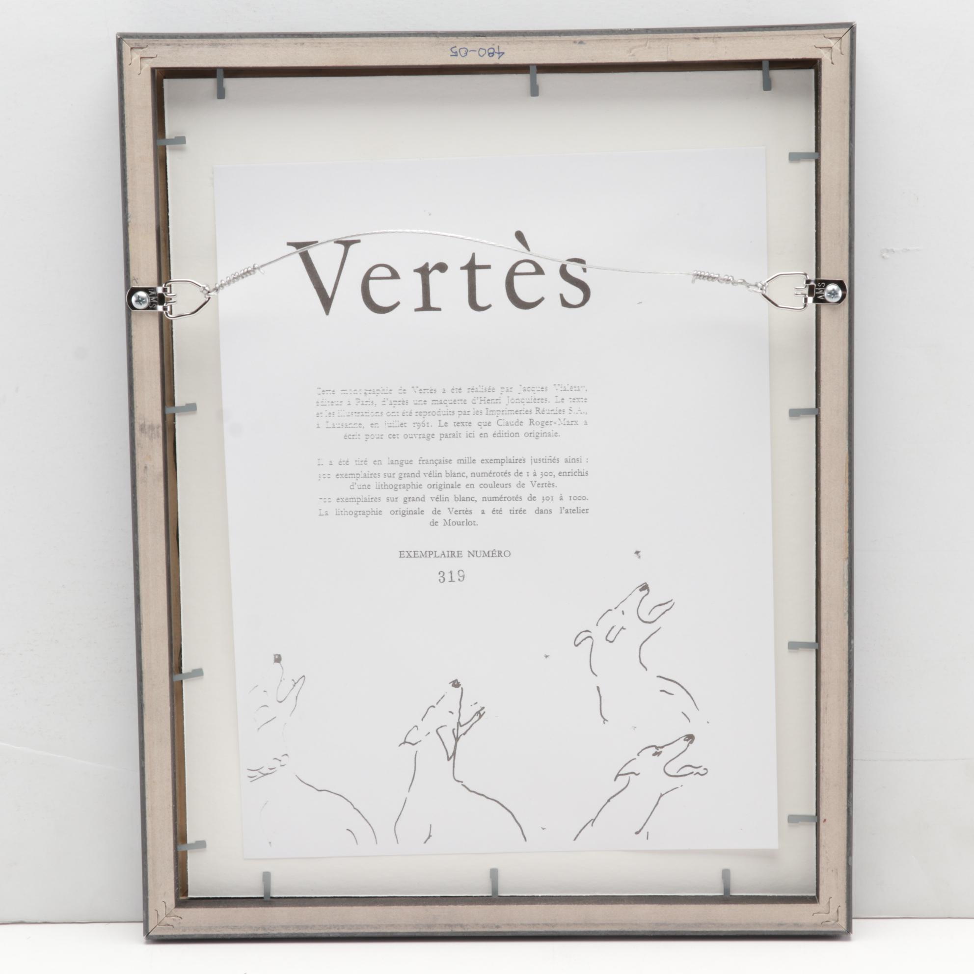 Marcel Vertès Offset Lithograph From "Vertès et Un Divers," 1961 | EBTH