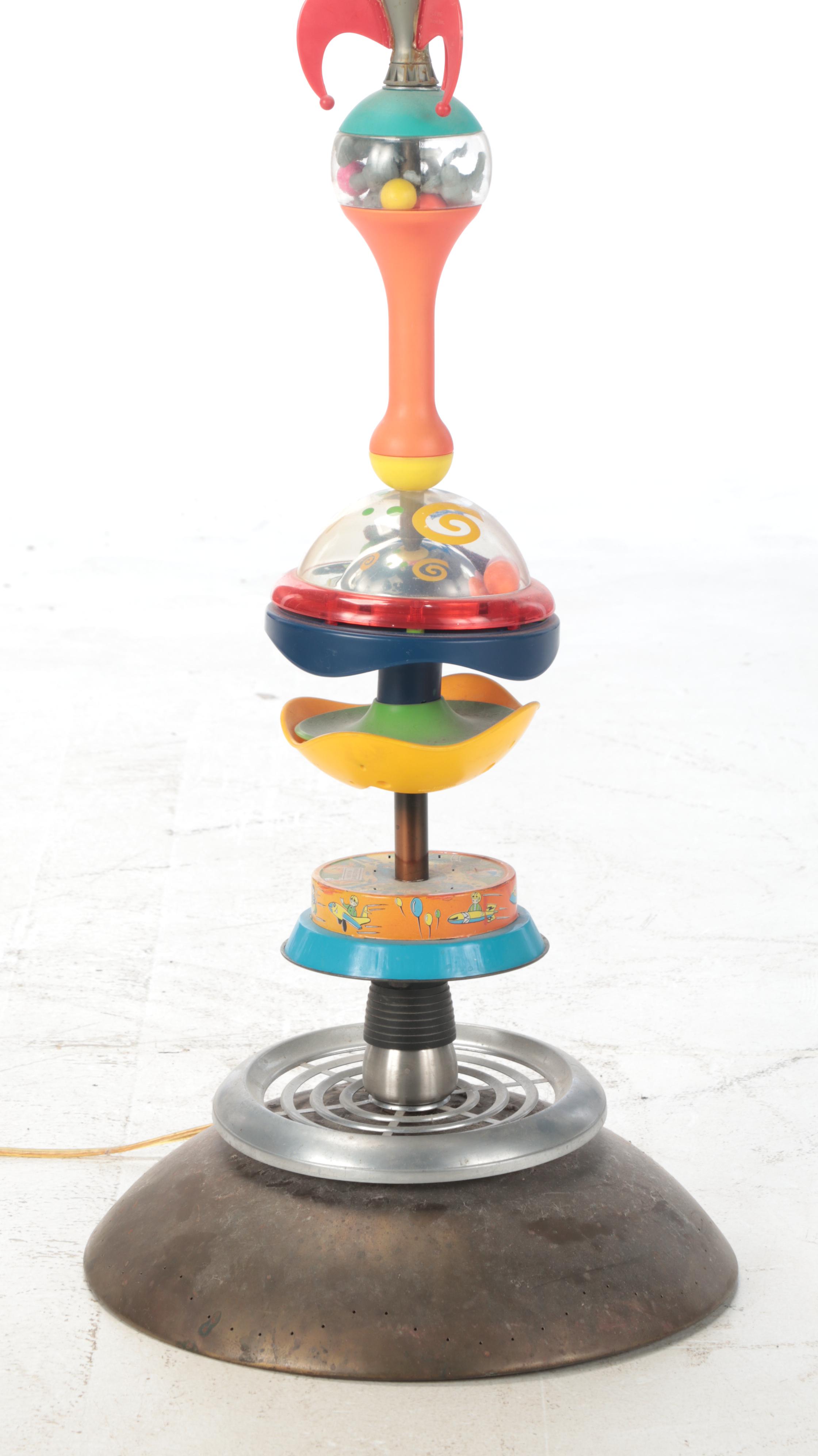 Neil Benson Salvaged Material Floor Lamp Assemblage | EBTH