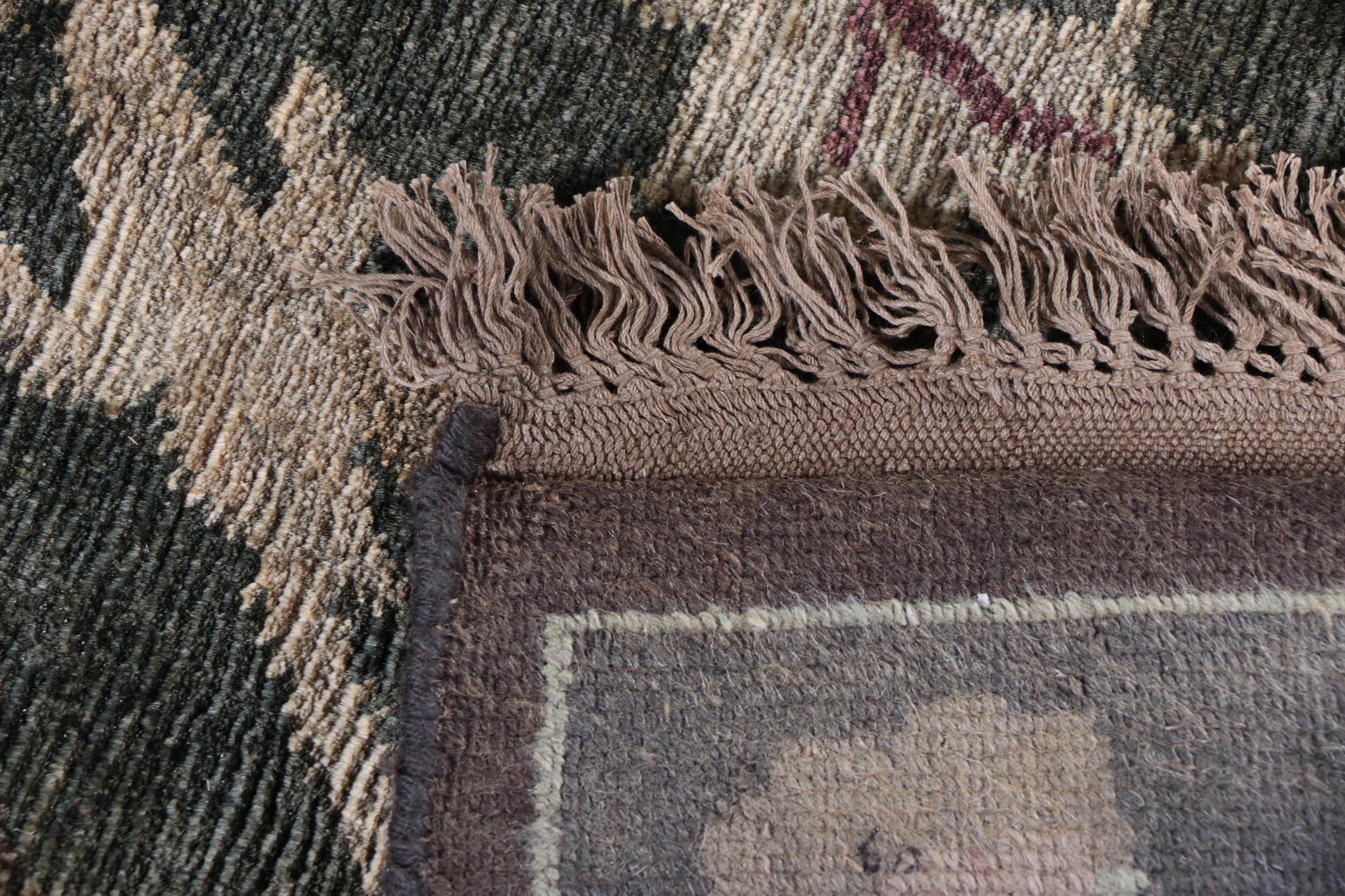 8' x 11'3 Hand-Knotted Kargil Collection Indian Jaipur Style Area Rug ...