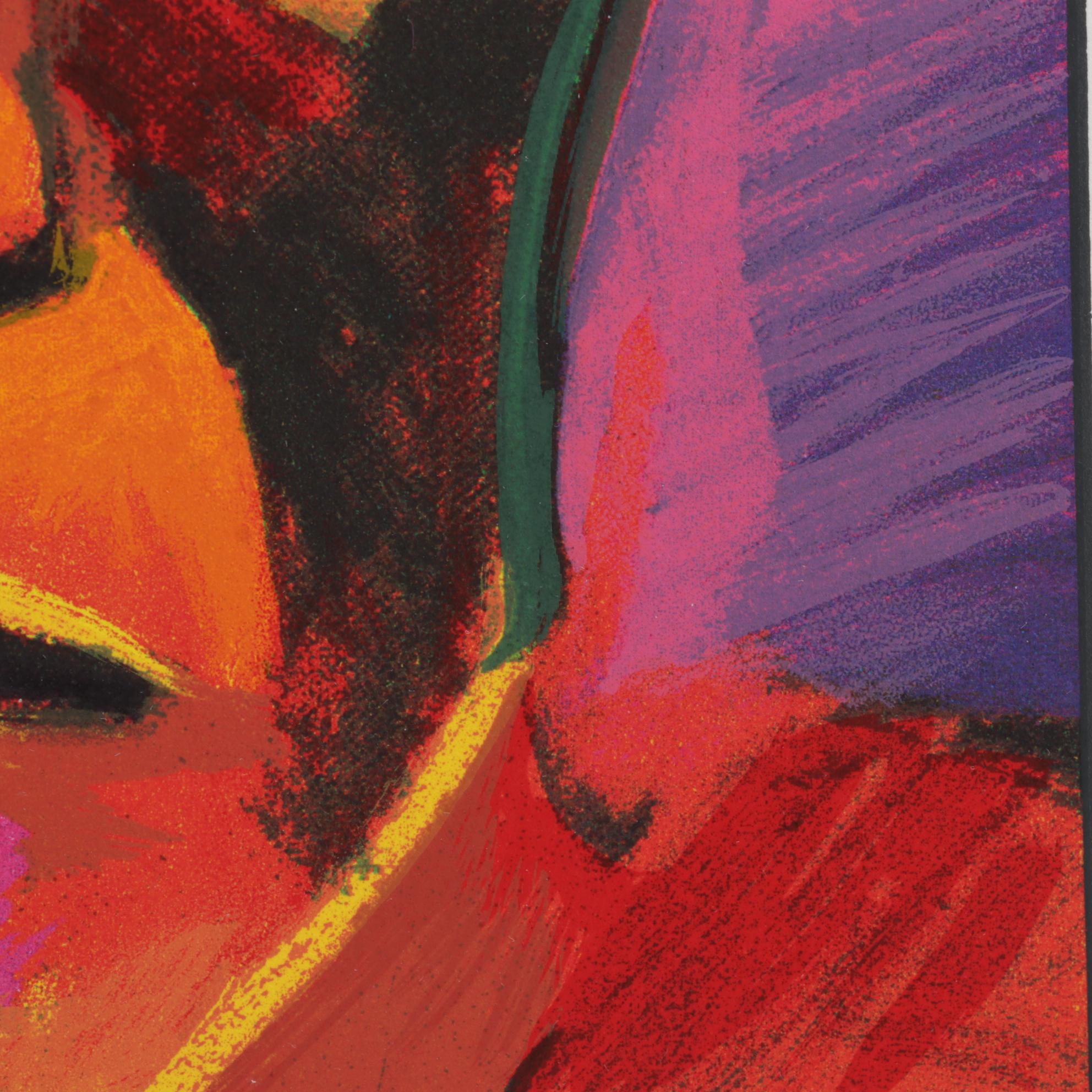 John Nieto Serigraph Portrait of Native American, 1996 | EBTH