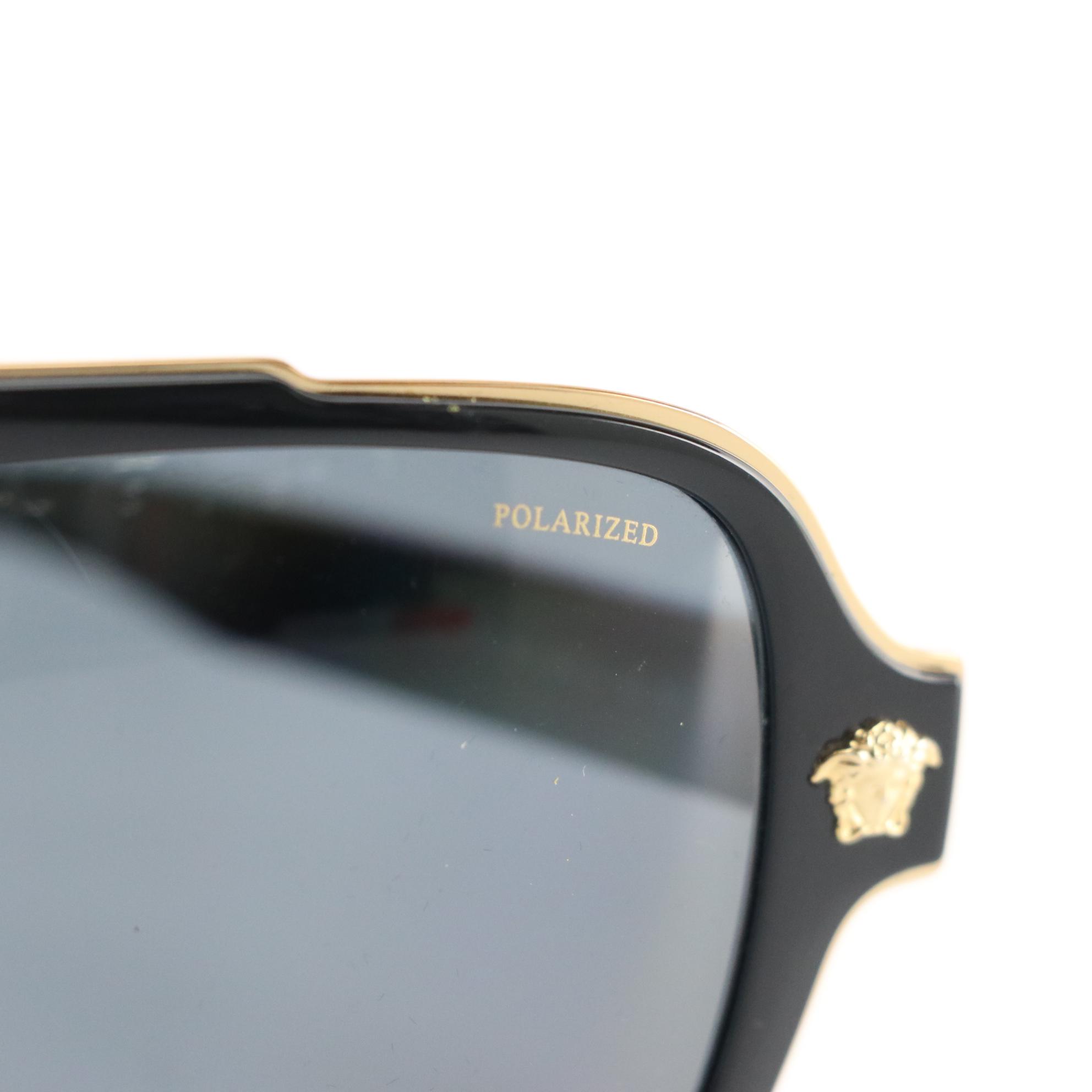 Versace Mod. 2199 Polarized Medusa Charm Square Sunglasses with Case in ...