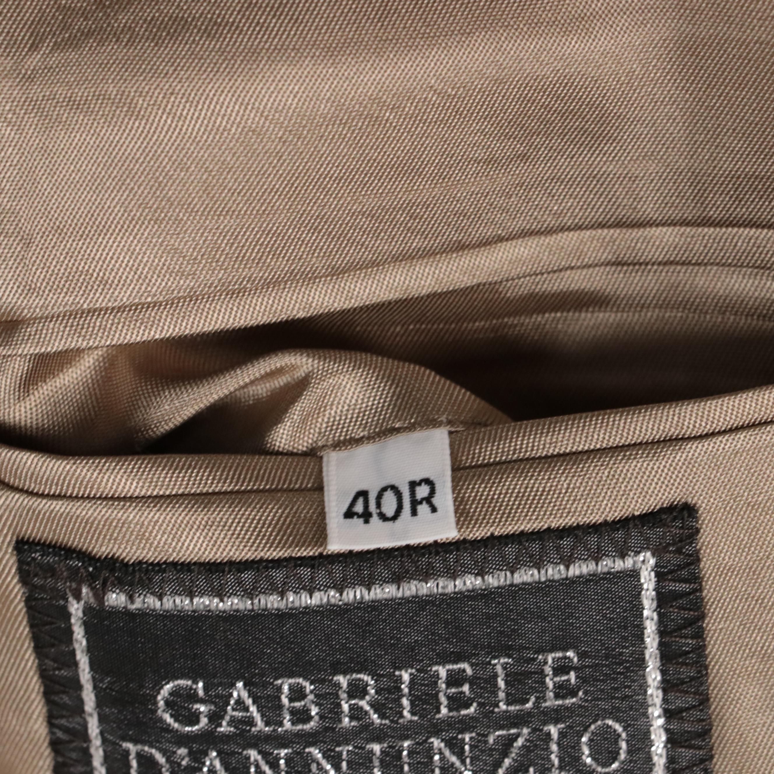 Men's Gabriele D'Annunzio Camel Hair and Polyester Blazers with Rizzoli ...