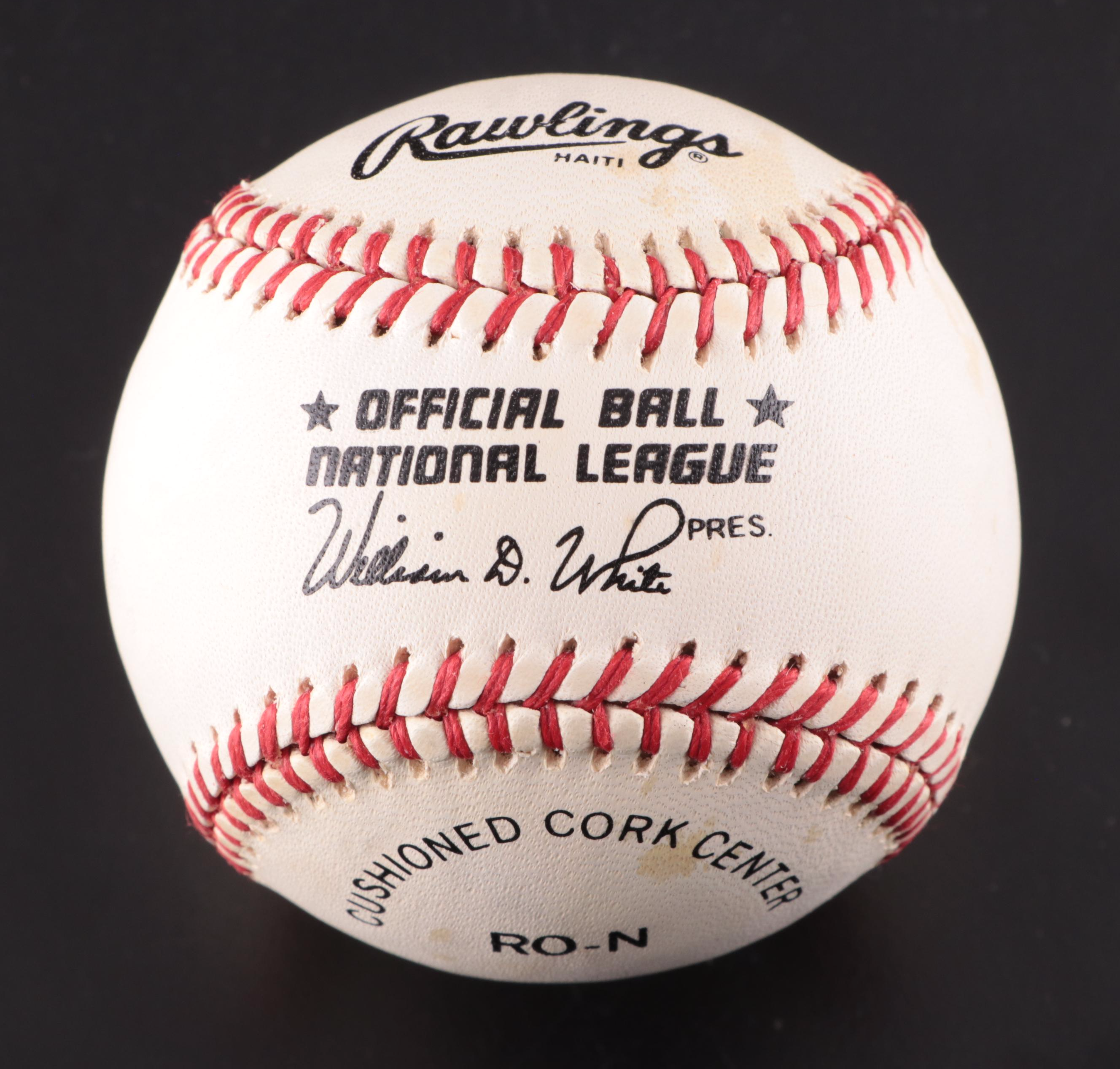 Mark Grace, Mitch Williams, Jerome Walton, and More Signed Rawlings ...