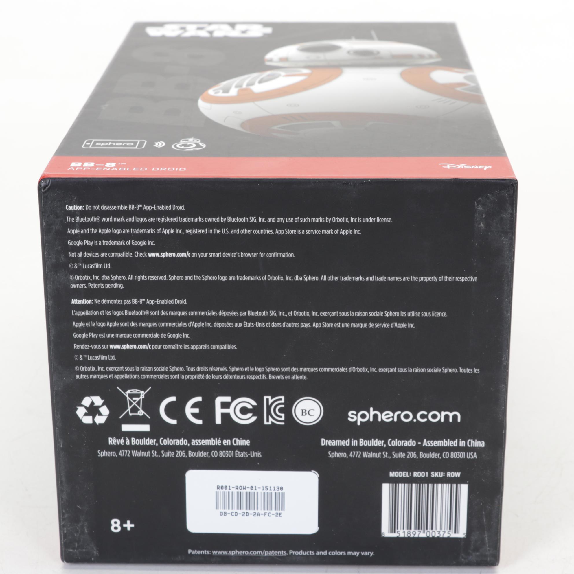 Star Wars Sphero R2-D2 and BB-8 Droids With Force Band Controller | EBTH