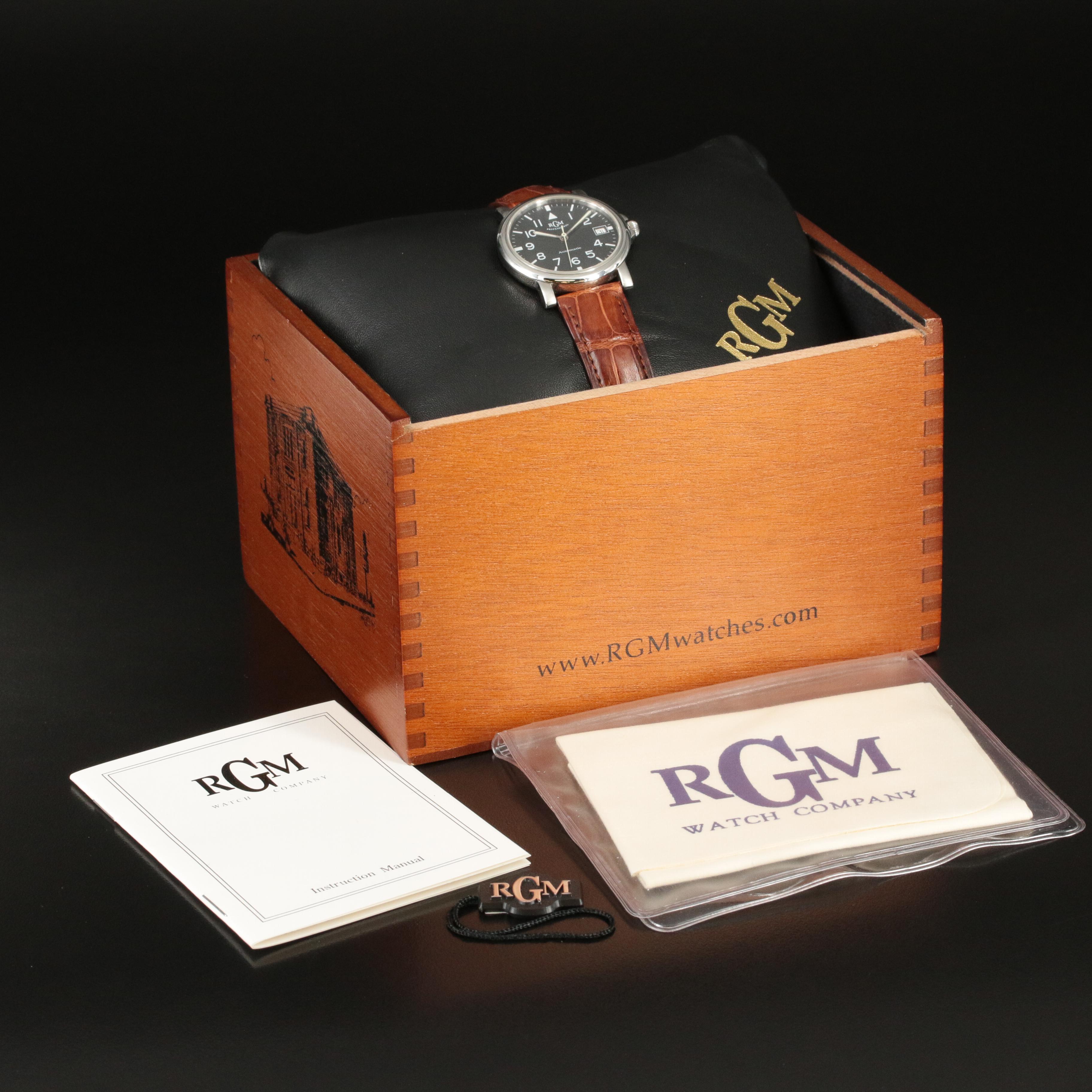 RGM Pilot Stainless Steel Automatic Wristwatch | Everything But The House