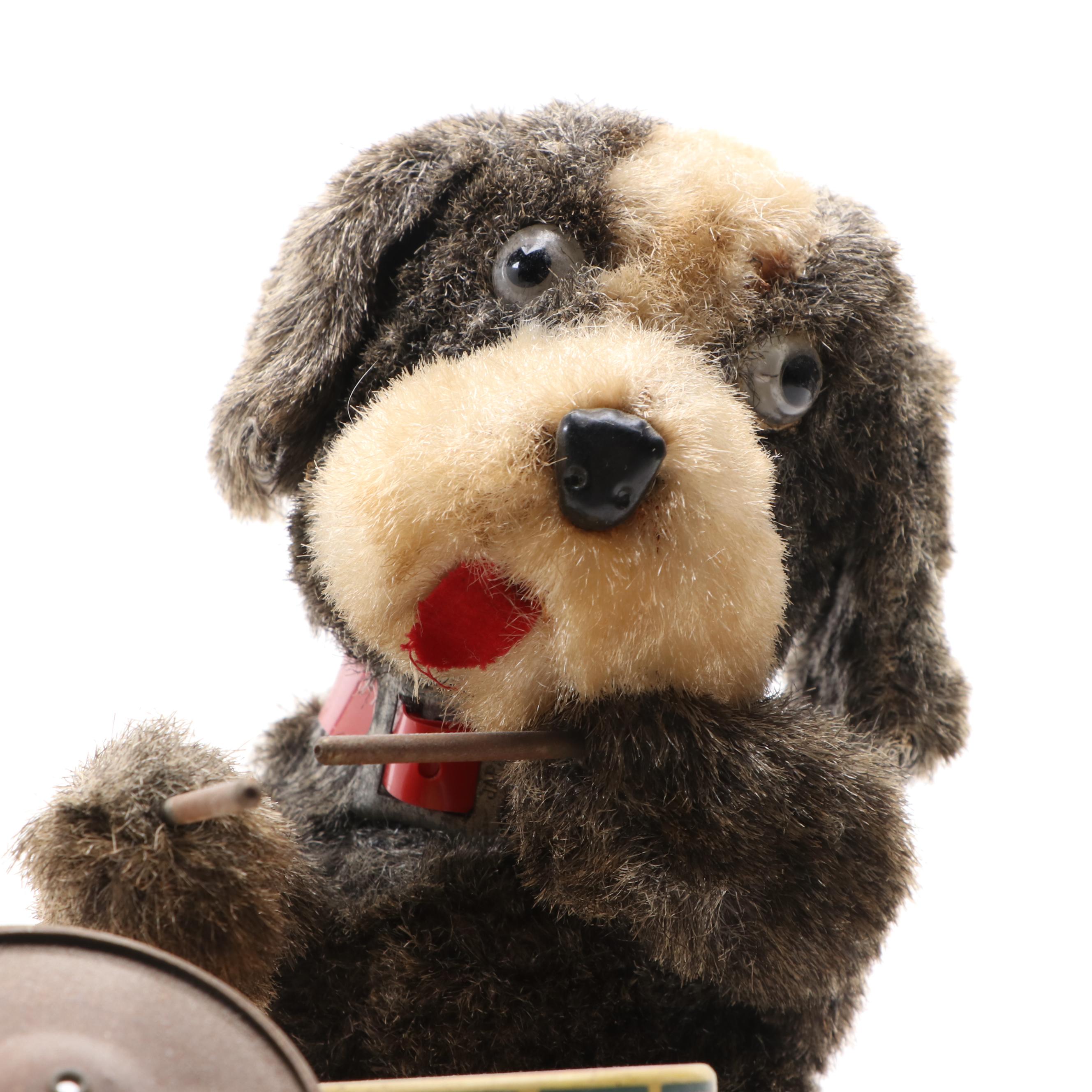 Alps Shoji Co. Drumming Dog Battery Operated Toy | EBTH