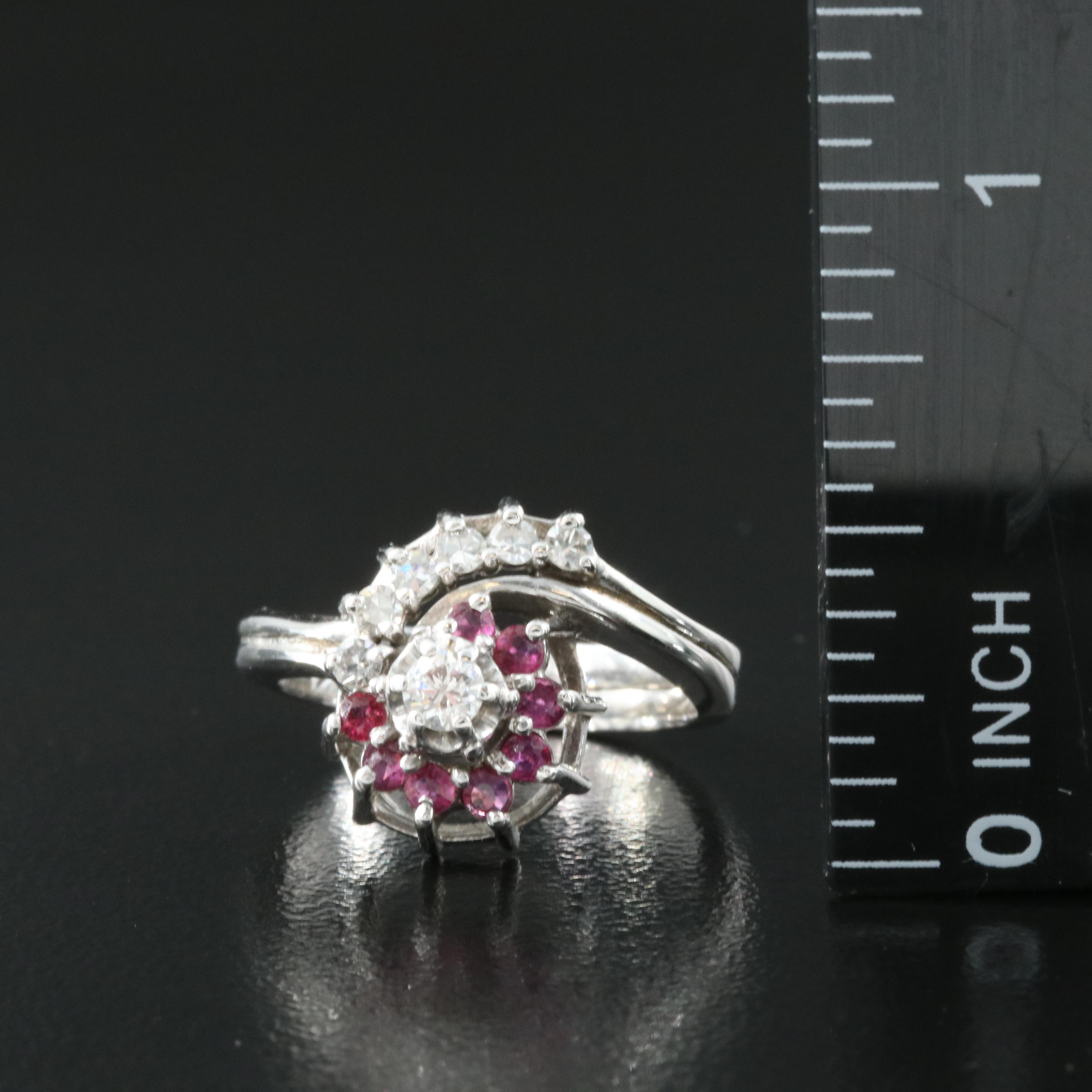 14K Diamond and Ruby Ring | EBTH